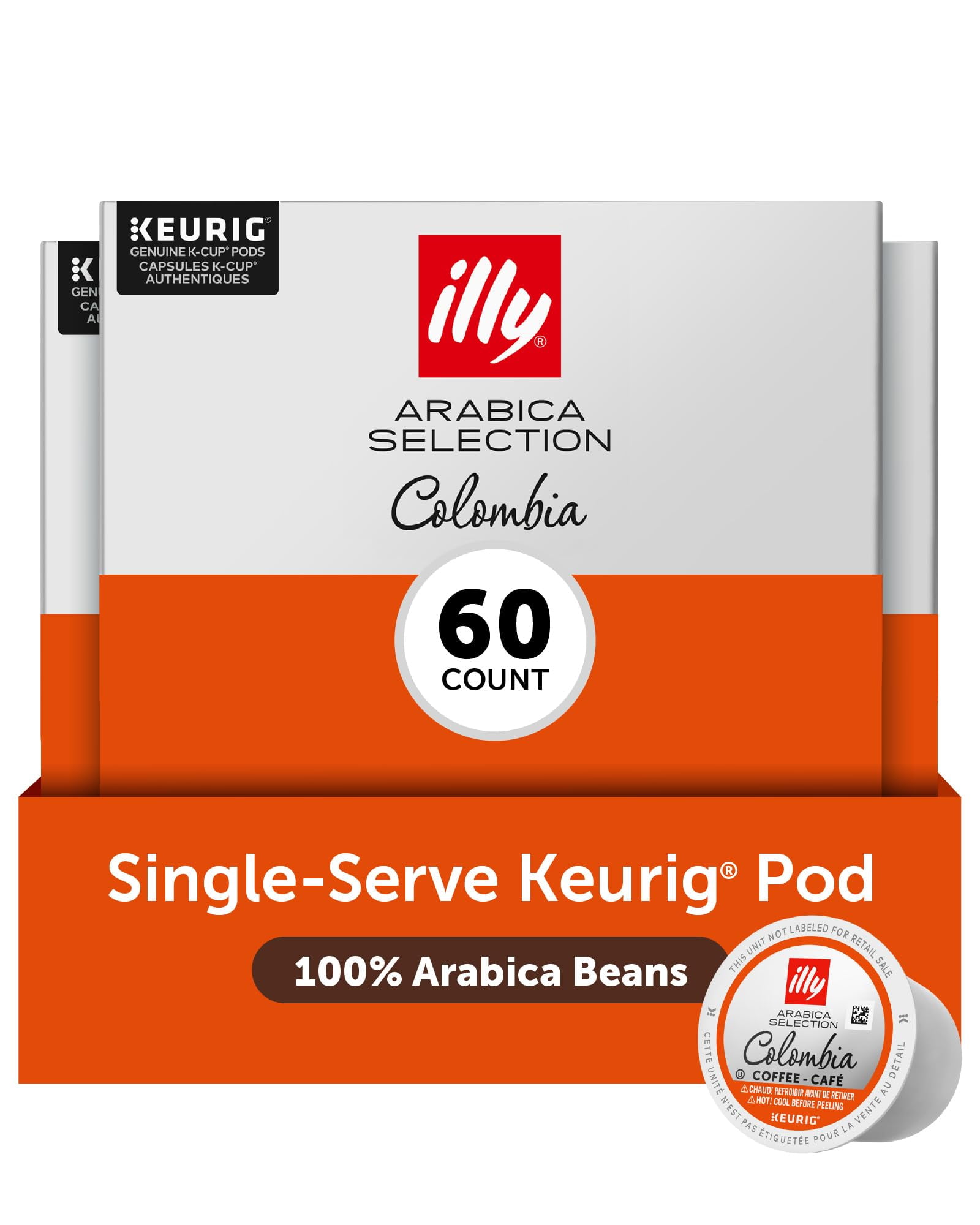 Illy Coffee K Cups - Pods For Keurig Machines – Colombia Medium Roast ...
