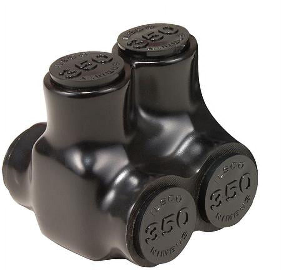 Ilsco PBTS-2-1/0 Multi-Tap Connector, 2 Port, 1 Side Entry, 14 to 1/0 AWG, AL/CU - Walmart.com