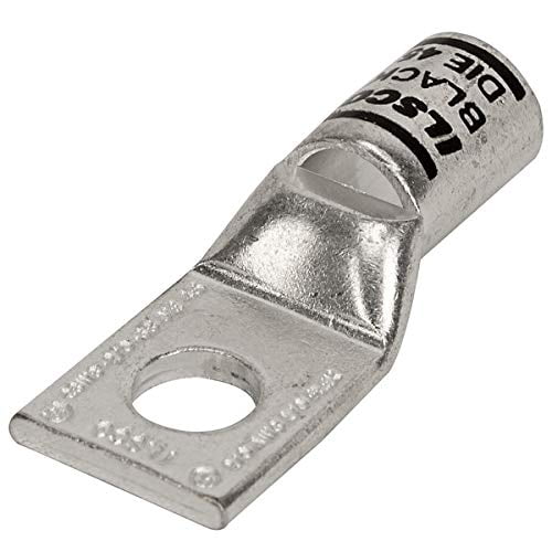 Ilsco SureCrimp Copper Compression Lugs, Standard Barrel, 1-Hole, w ...