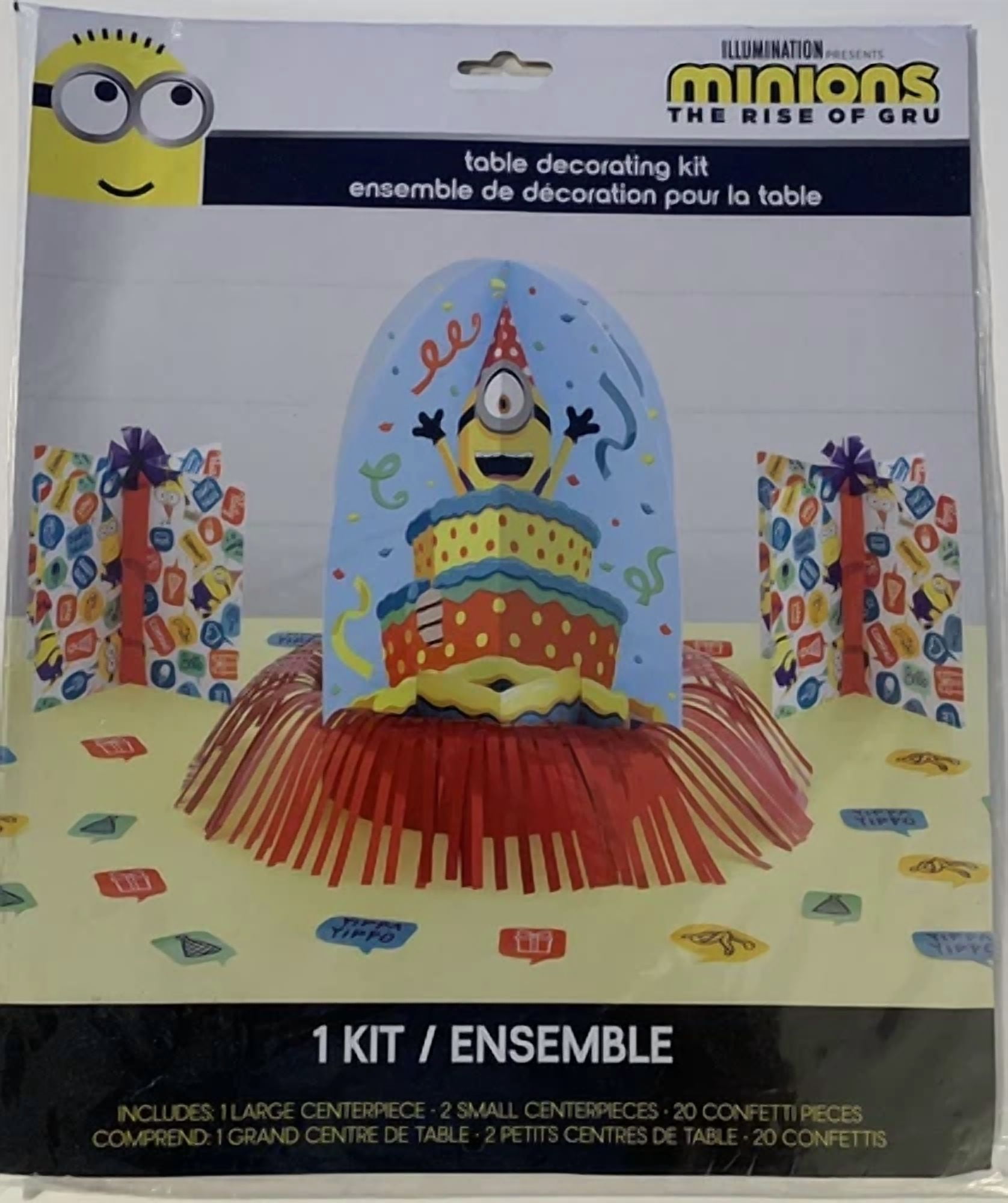 Ilumination Minions The Rise Of Gru Table Decorating Kit - Brand New ...