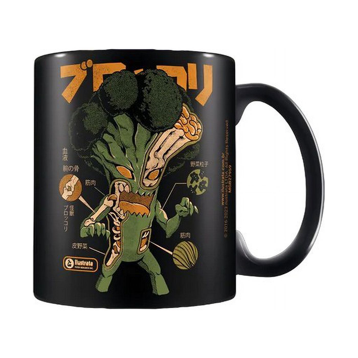 Ilustrata Broccozilla X-Ray Mug - Walmart.com