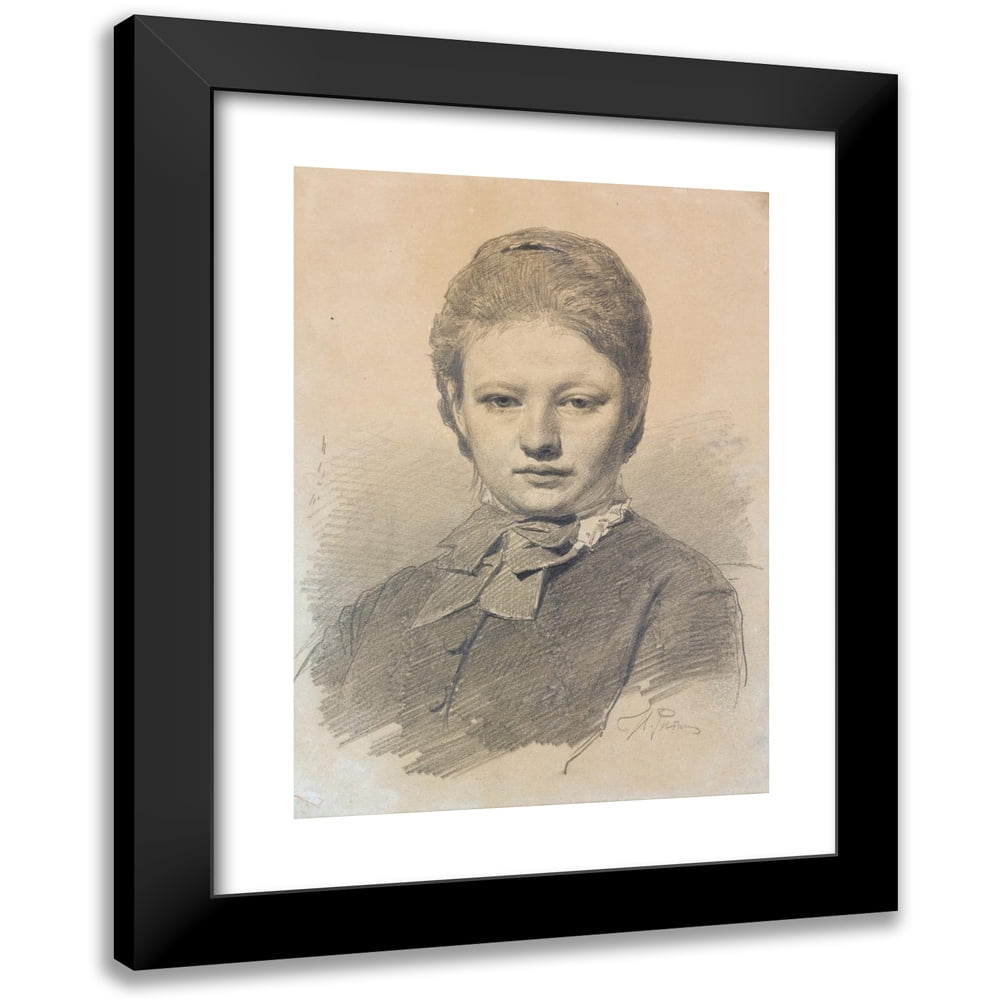 Ilya Efimovich Repin 11x14 Black Modern Framed Museum Art Print Titled ...