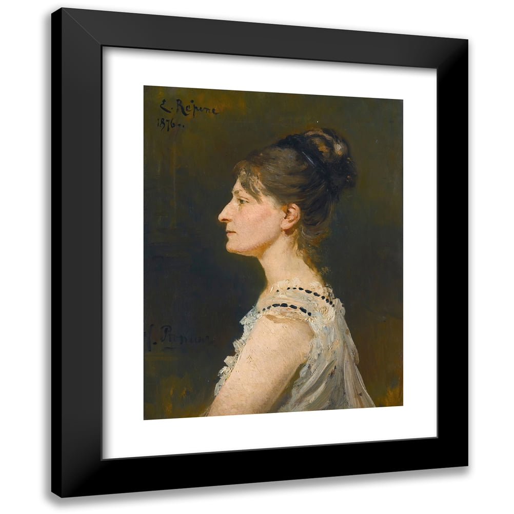 Ilya Efimovich Repin 12x14 Black Modern Framed Museum Art Print Titled ...