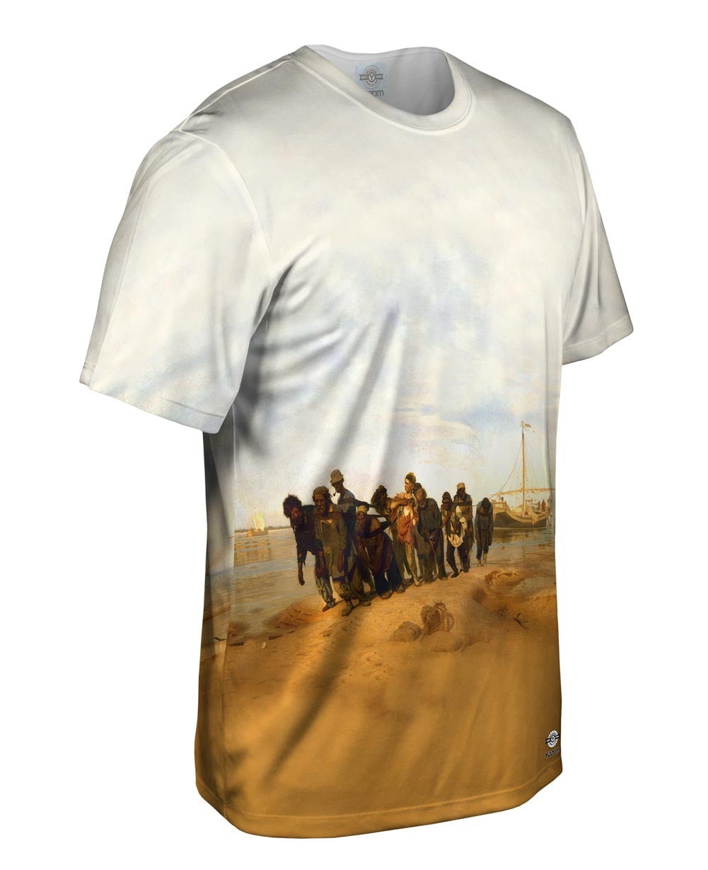 Ilya Repin - Barge haulers on the Volga 1870 Mens T-Shirt All Over ...