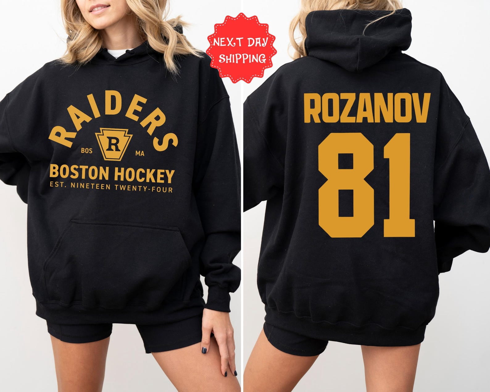 Ilya Rozanov #81-Boston Raiders Hoodie, Hudson Williams Connor Storrie ...
