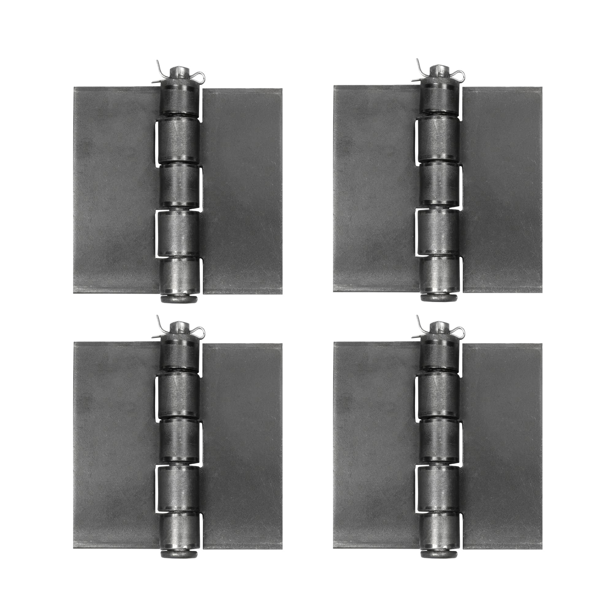 Ilyapa 4 Pack 4x4 Heavy Duty Hinges Butt Hinge for Heavy Gate - Weld to ...