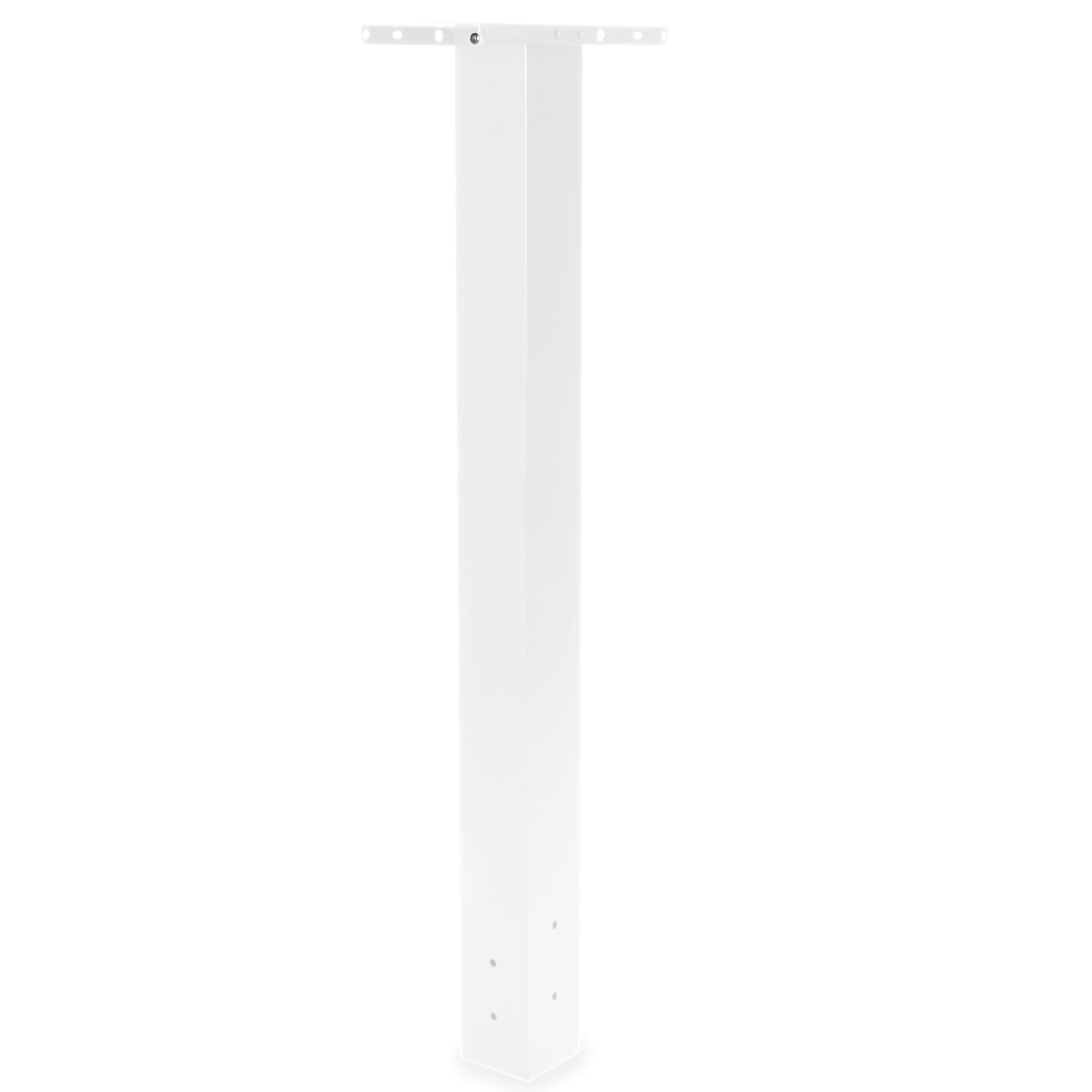 Ilyapa White Mailbox Post for Outside - 43x4x4 inch Modern Metal ...