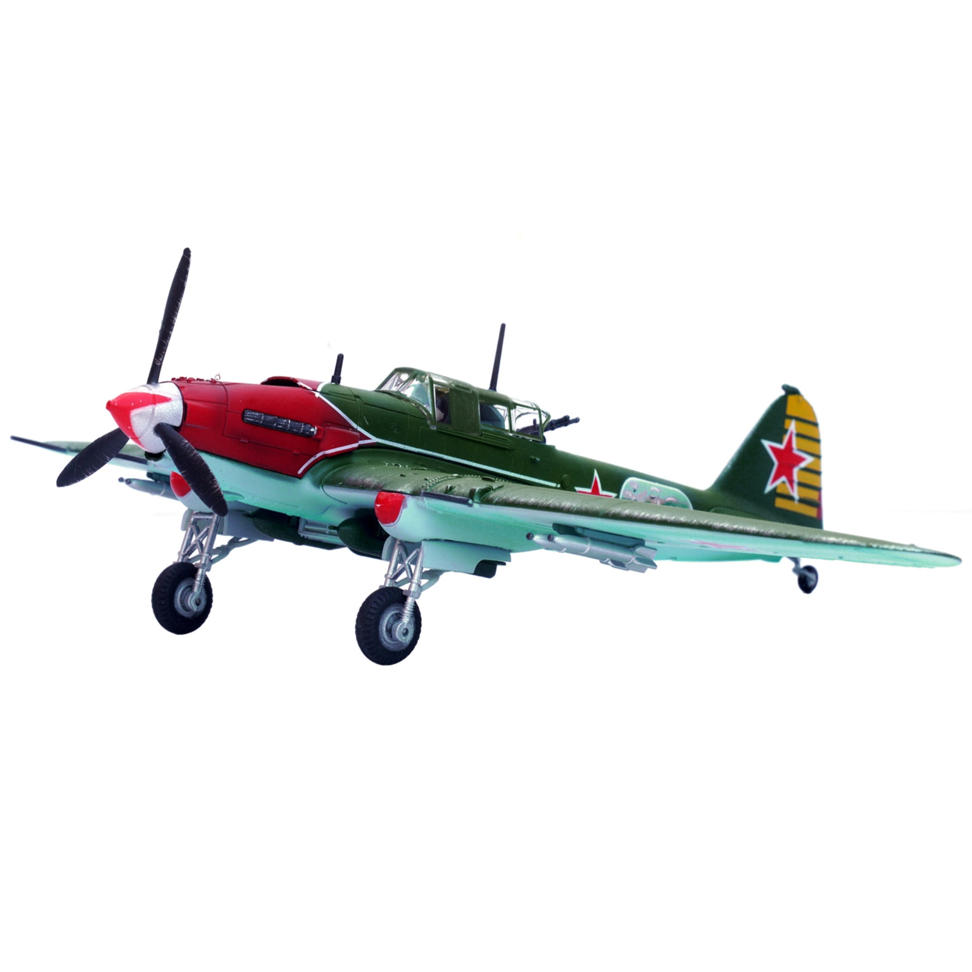 Ilyushin IL-2M3 Sturmovik Aircraft Green "Double Hero of the Soviet Union Nelson Stepanyan ...