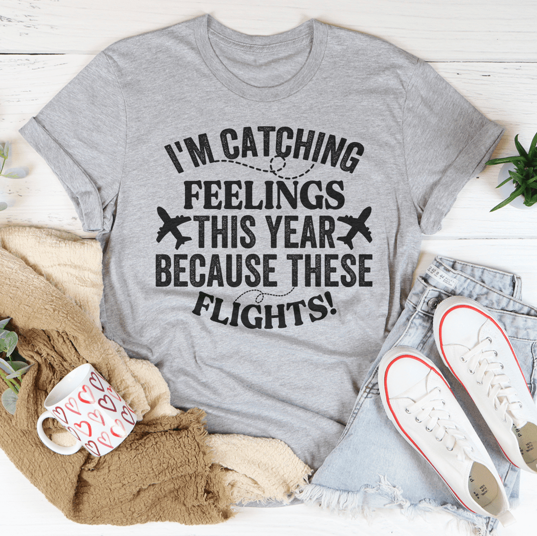 Im Catching Feelings This Year Tee Peachy Sunday T-Shirt - Walmart.com