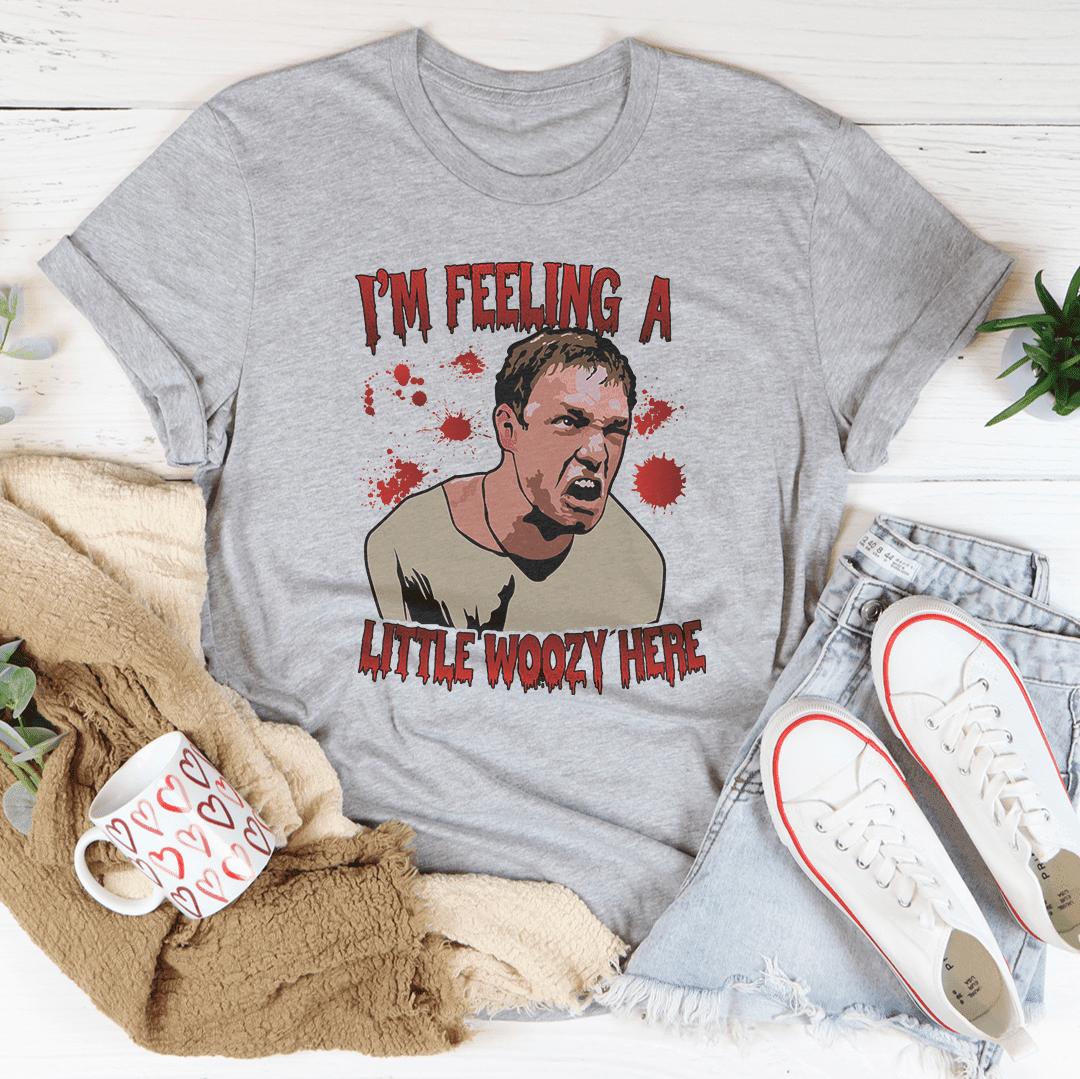Im Feeling A Little Woozy Here Tee Athletic Heather S Peachy Sunday T ...