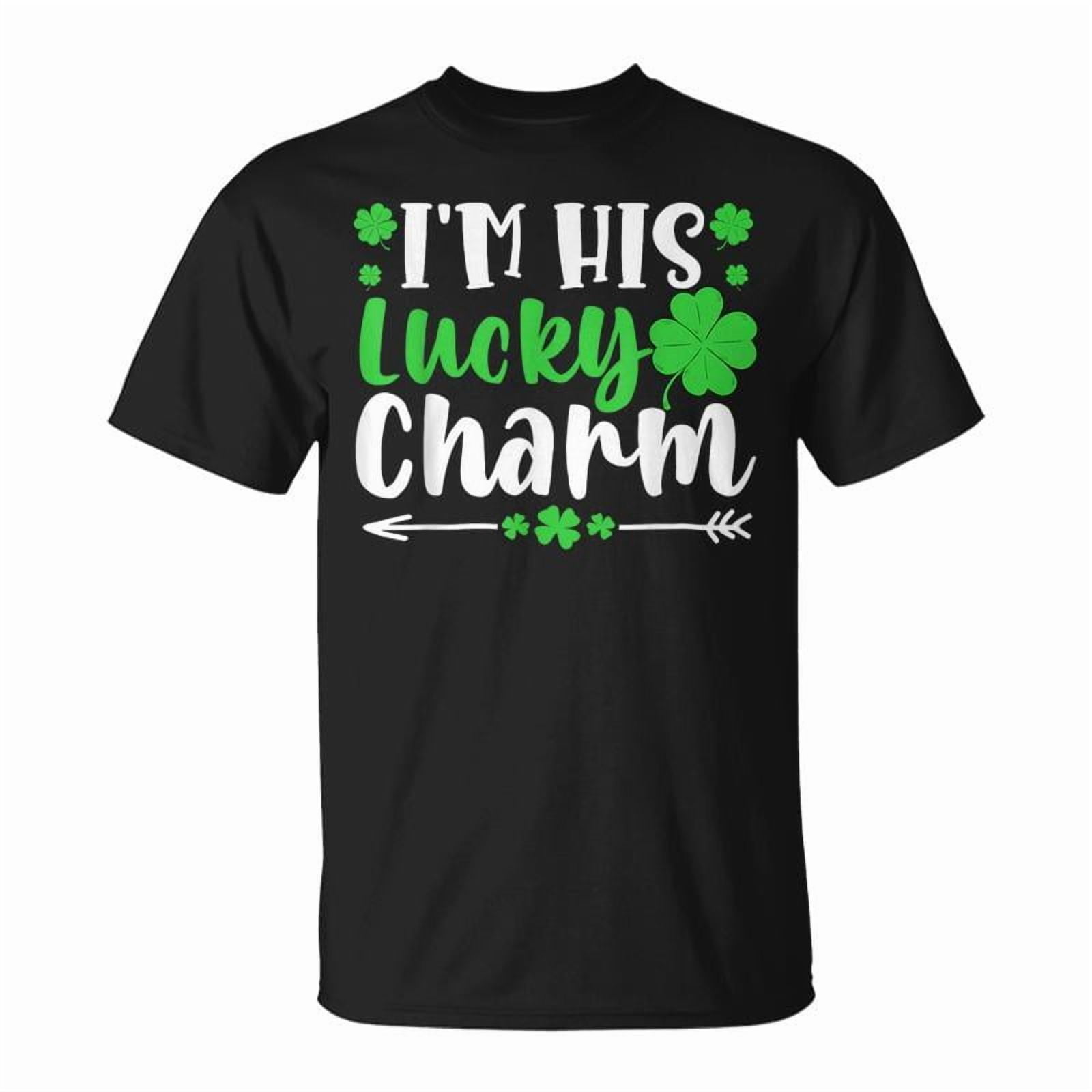 Im His Lucky Charm St Patricks Day Matching Couple TShirt - Walmart.com