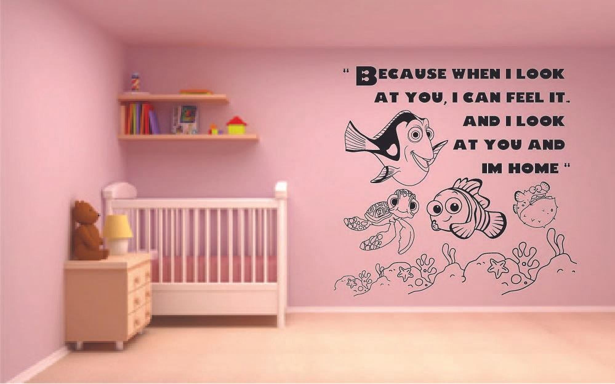 Im Home Finding Nemo Quote Disney Cartoon Quotes Wall Sticker Art Decal ...