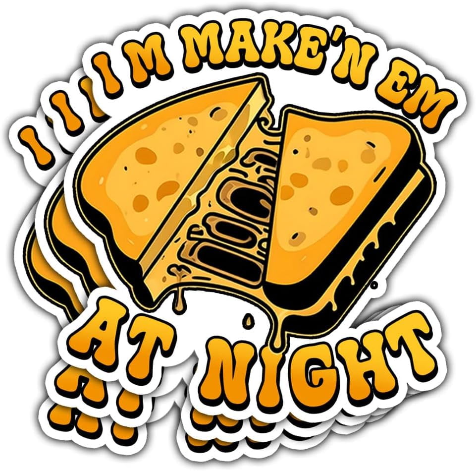 Im Making Em at Night Sticker I'm Make'n Em at Night Sticker Funny ...