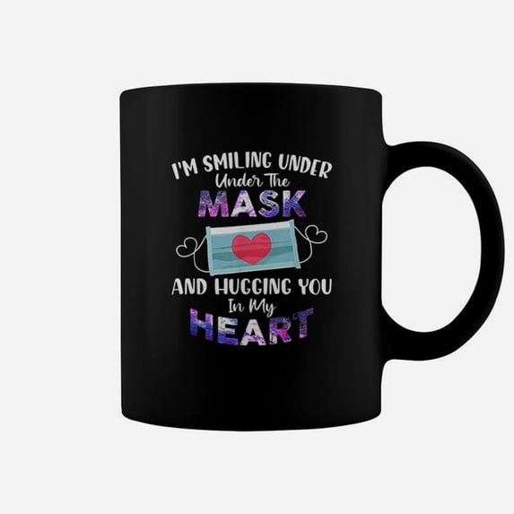 Im Smiling And Hugging You In My Heart Coffee Mug - Walmart.com