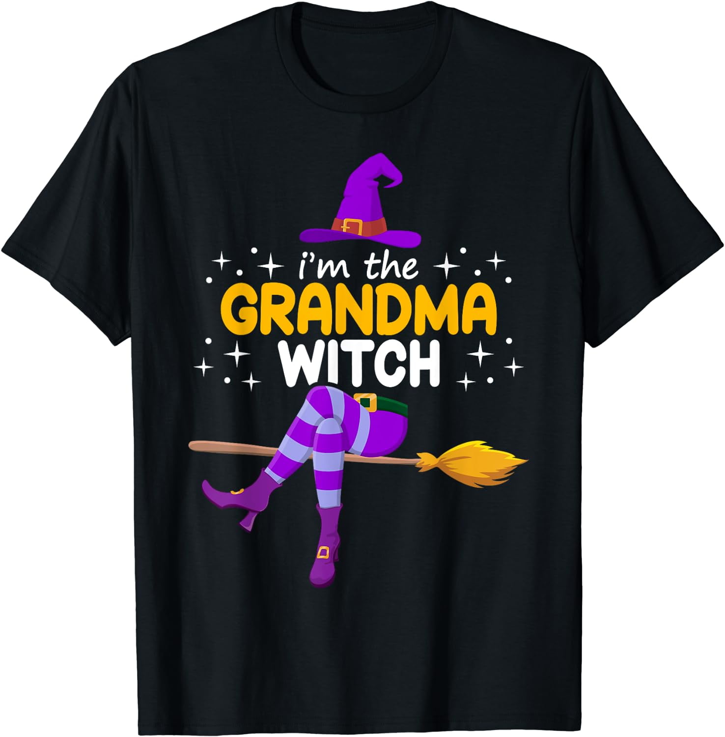 Im The Grandma Witch Halloween Family Matching Group Costume T-Shirt ...