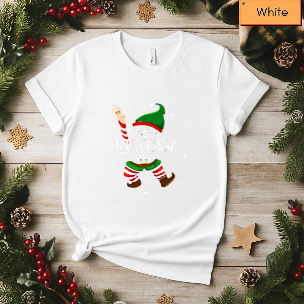 Im The Hungry Elf Funny Christmas Holiday Costume Unisex T-Shirt, up to ...