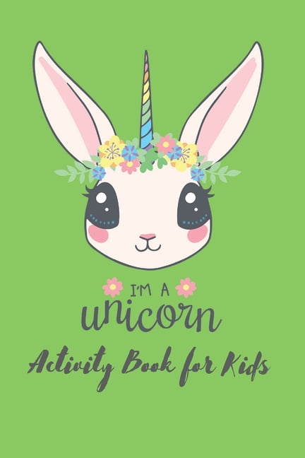 Im a Unicorn Activity Book For Kids: First Children Crossword Puzzle ...