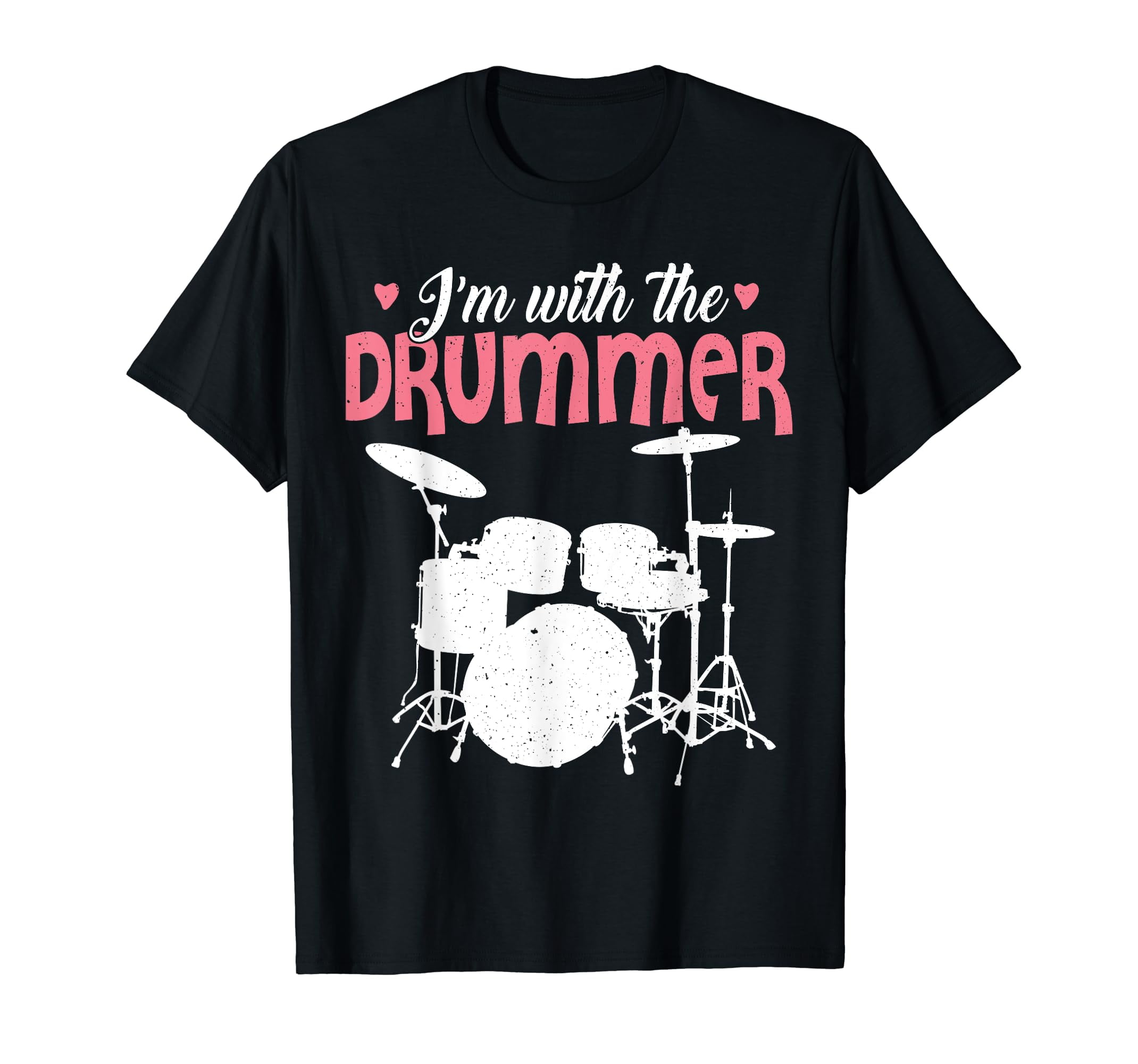 Im With The Drummer Shirt Funny Drummer Drumming T-Shirt - Walmart.com