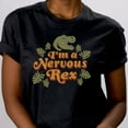 Im a Nervous Rex Unisex T-Shirt, Funny Dinosaur Graphic Tee 1025430969 ...