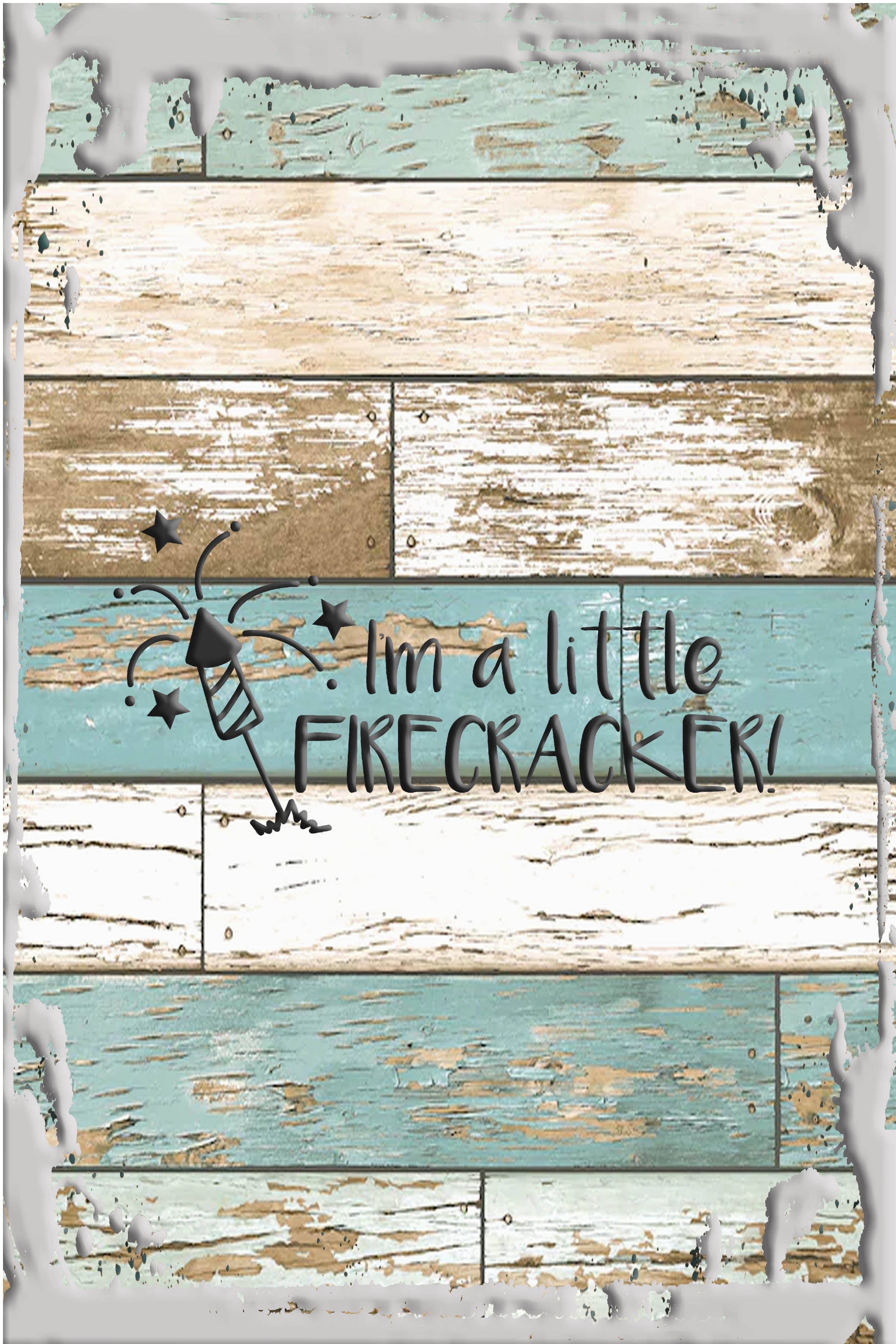 Im a little firecracker! fireworks cute kid child fourth of July White ...