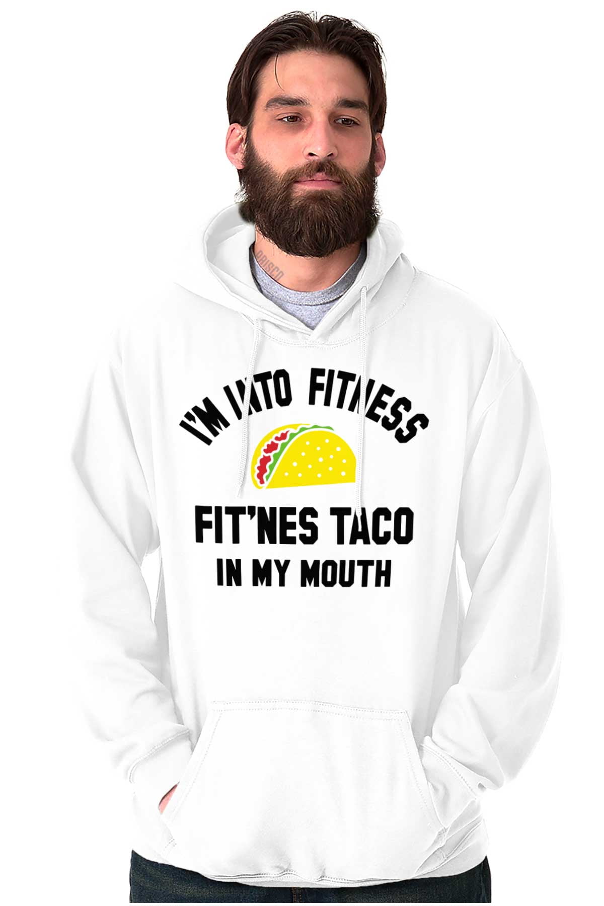 Im into Fitness Taco In My Mouth Gym Hoodie Sweatshirt Women Men Brisco ...