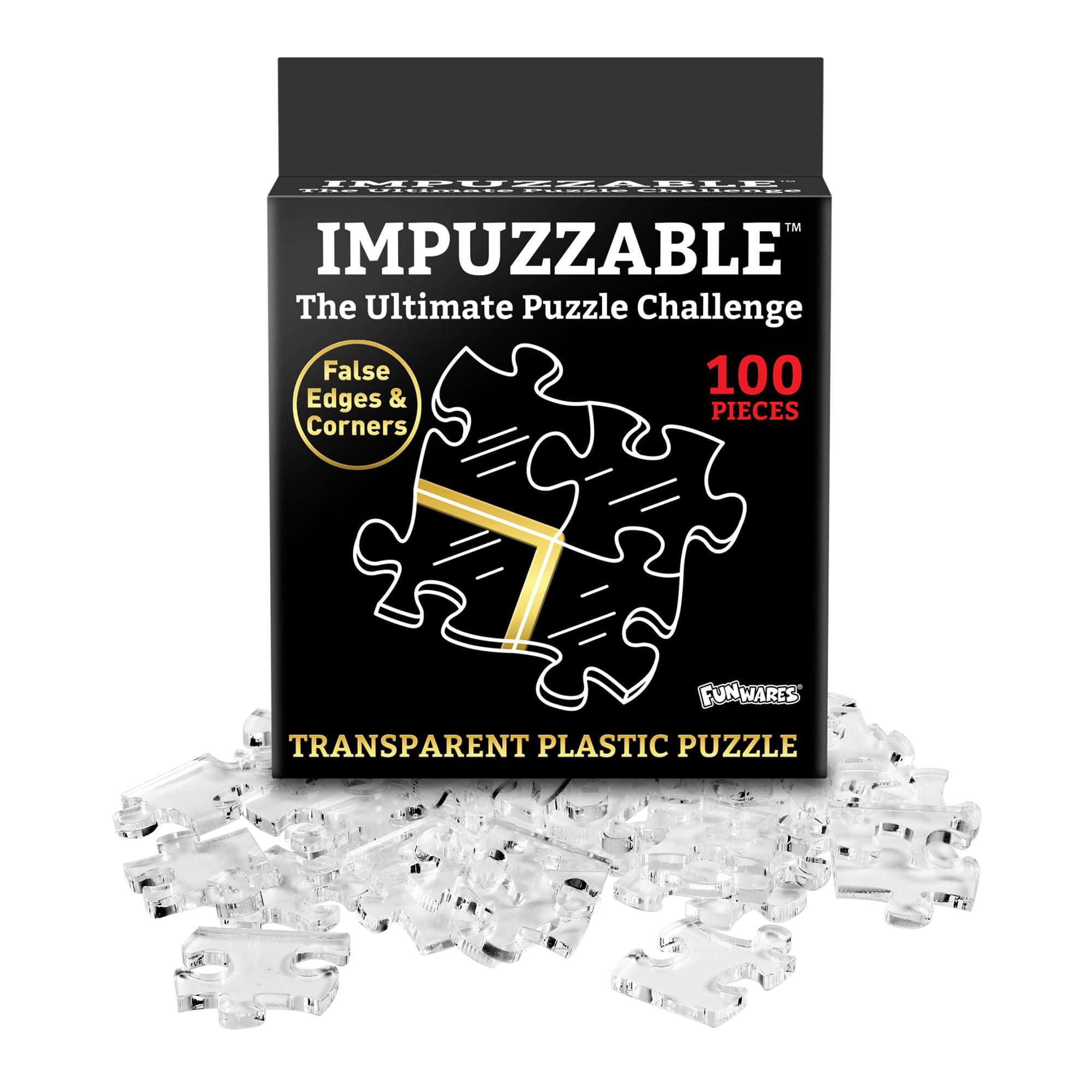 ImPuzzable 100-Piece Crystal Clear Plastic Jigsaw Puzzle - Walmart.com
