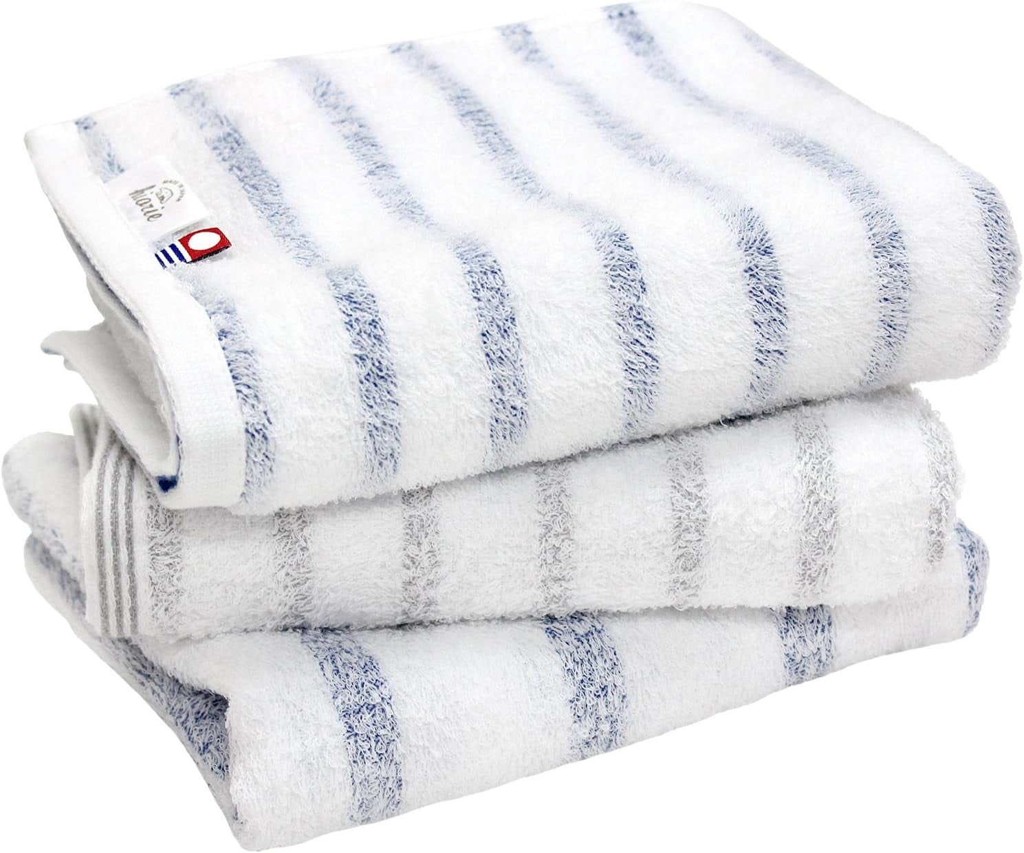 Imabari Towel, 3 Piece Hand Towel Set, Japanese Towels, Stripes Towel ...