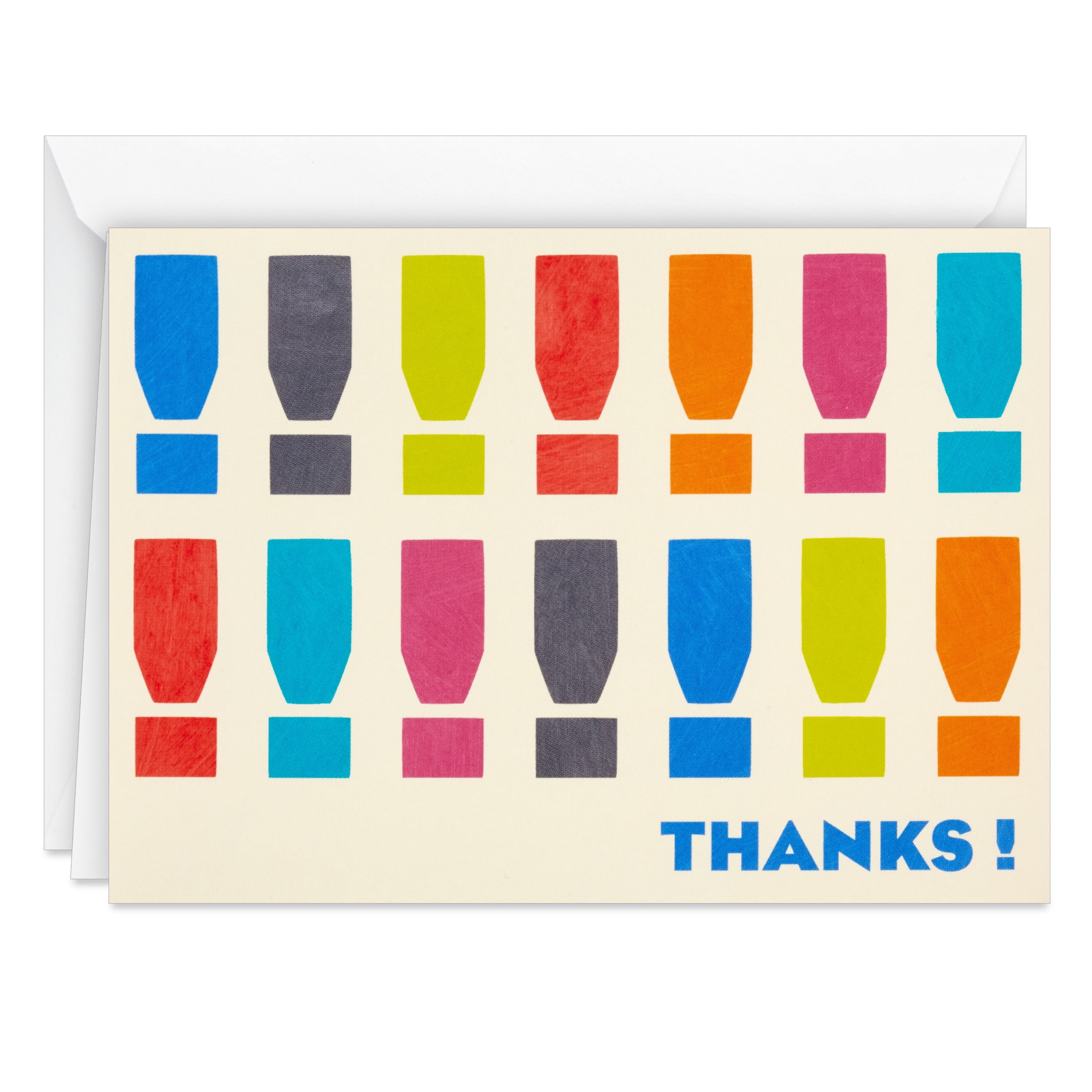 Image Arts Thank-You Notes (Exclamation Points), 4 ct. - Walmart.com