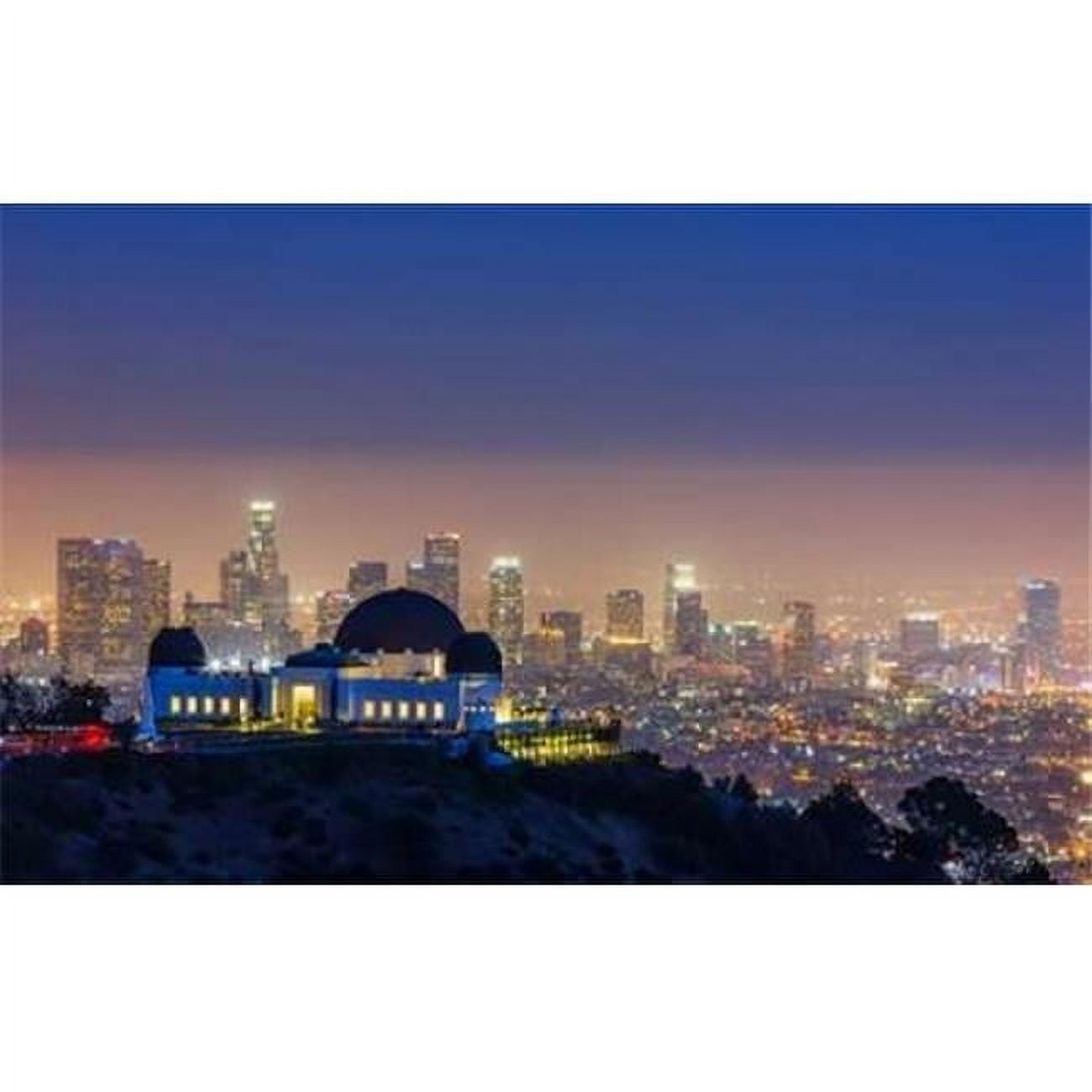 Image Conscious PDXT538DSMALL L.A. Skyline with Griffith Observatory ...