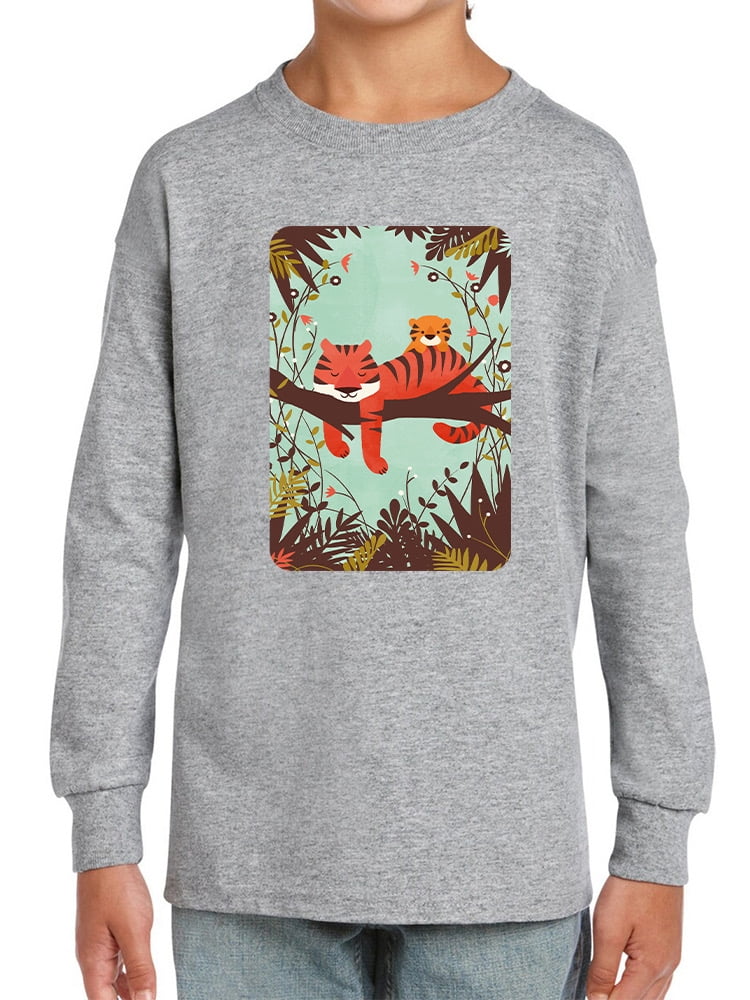 Image Conscious Sleeping Tiger Mom Long Sleeve Toddler -Jay Fleck ...