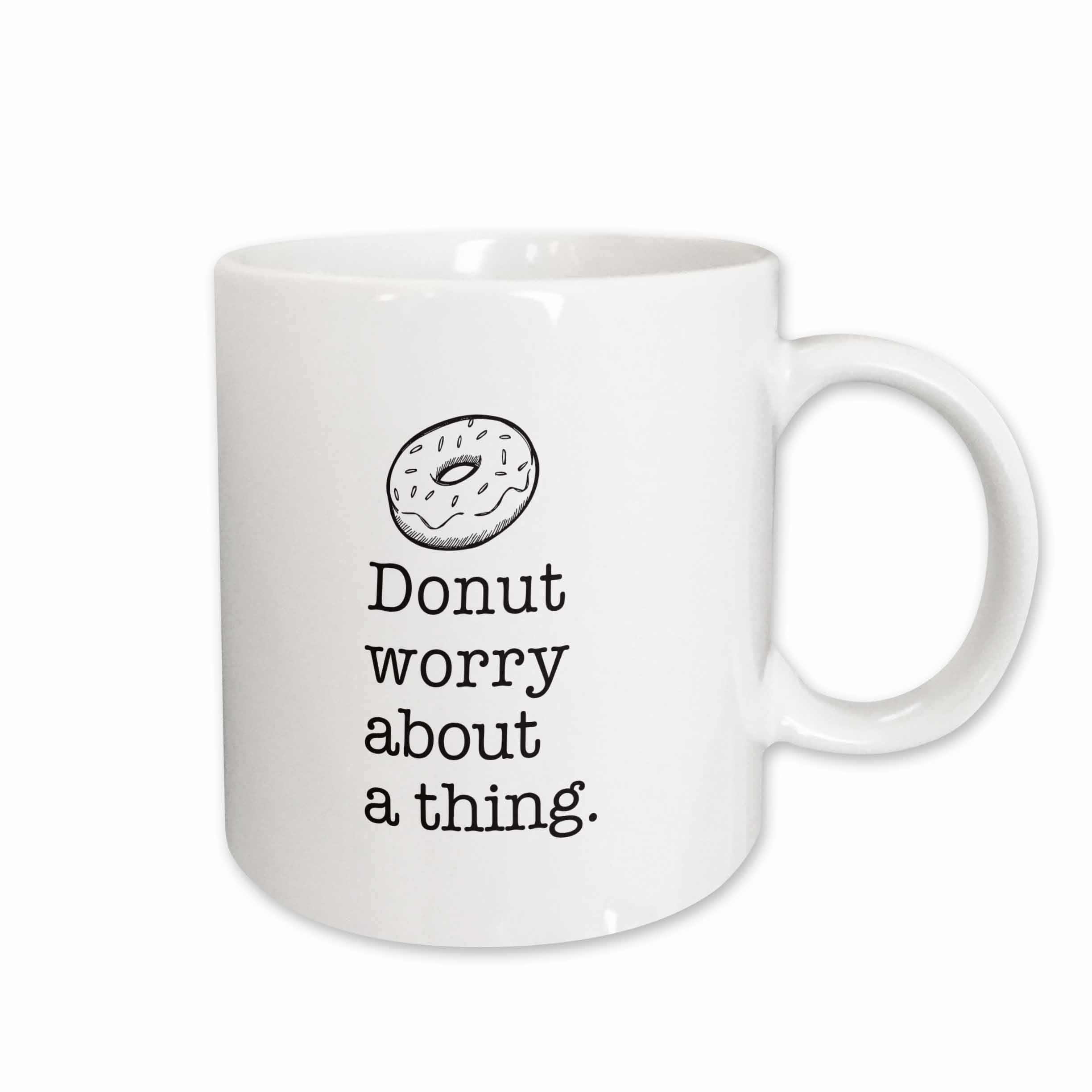 3drose, Image of a Funny Donut Pun That Says Donut Worry About a Thing ...