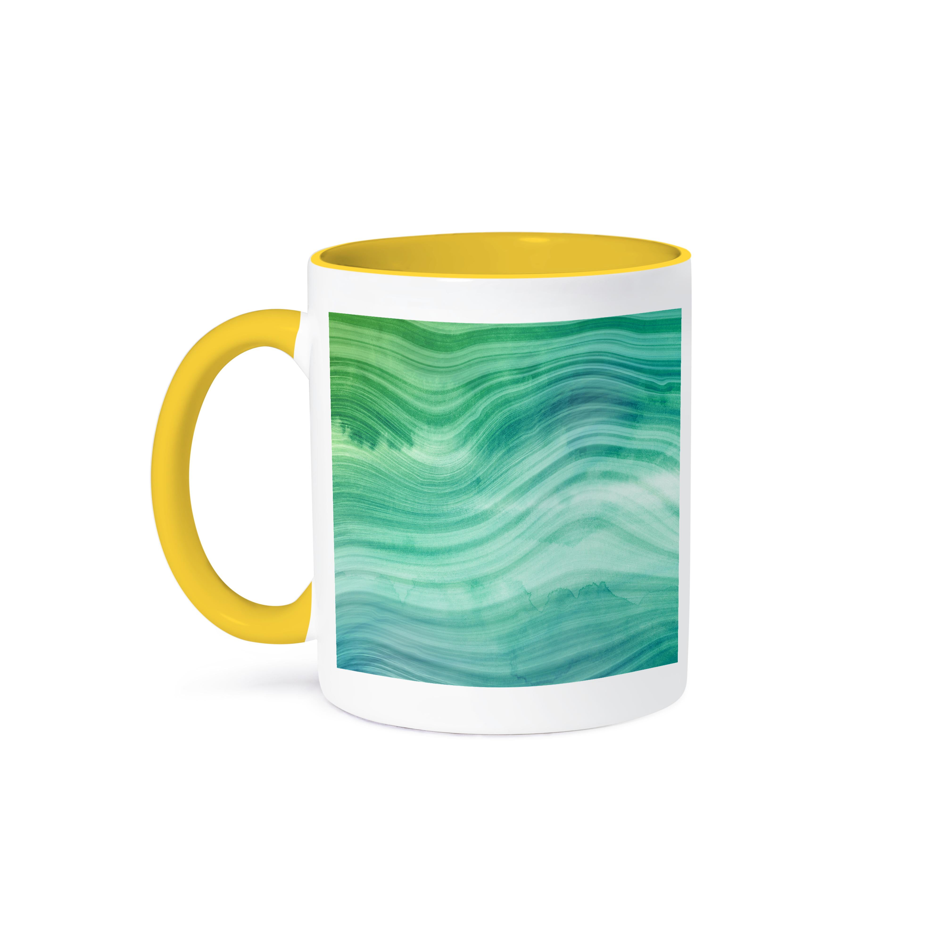 Image Of Chic Trendy Green Mermaid Waves Agate Gemstone Rock Quartz ...