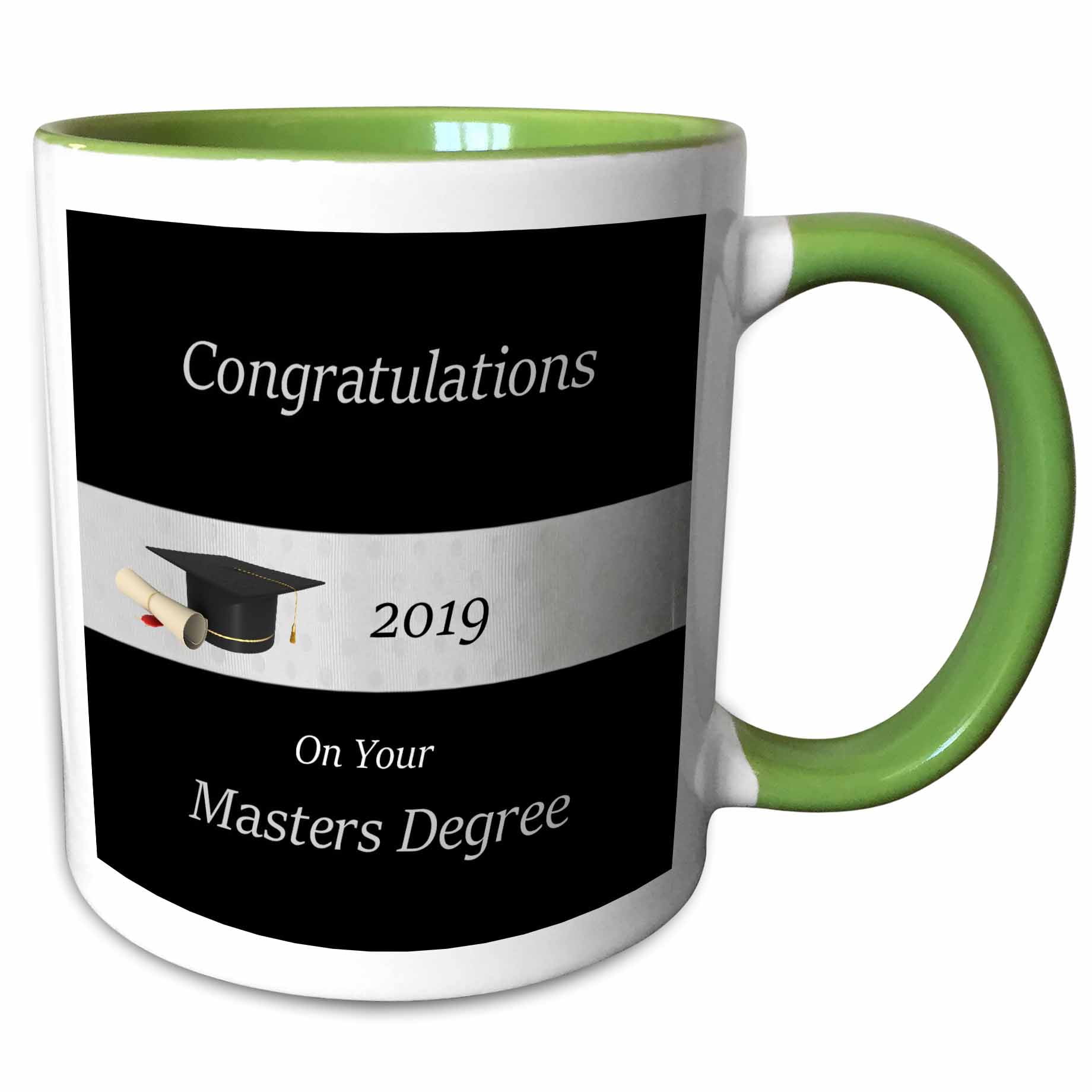3drose, Image of Congratulations Masters Degree on Black with Ribbon ...