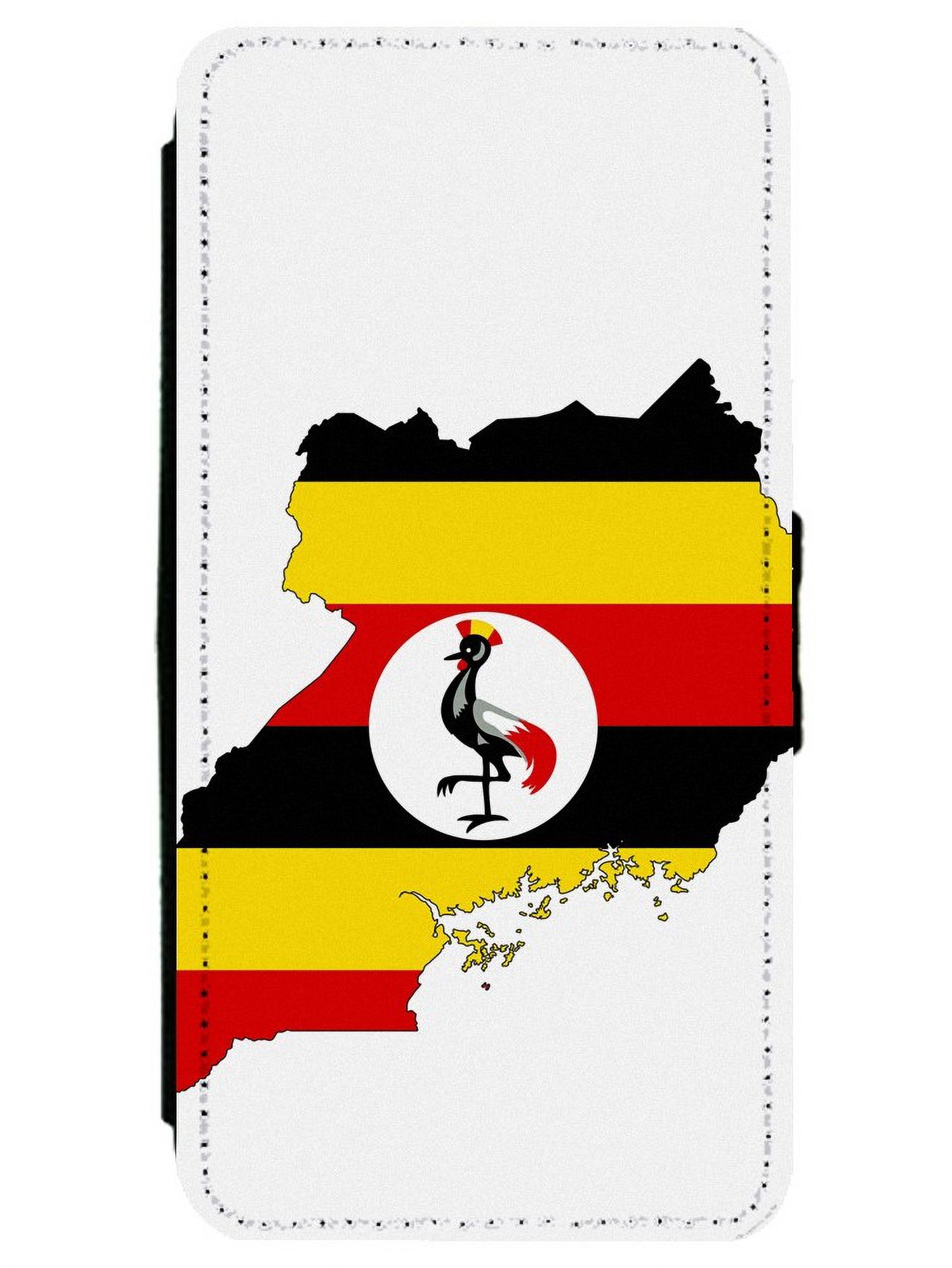 Image Of Country Flag Illustration of Uganda Apple iPhone X Leather ...