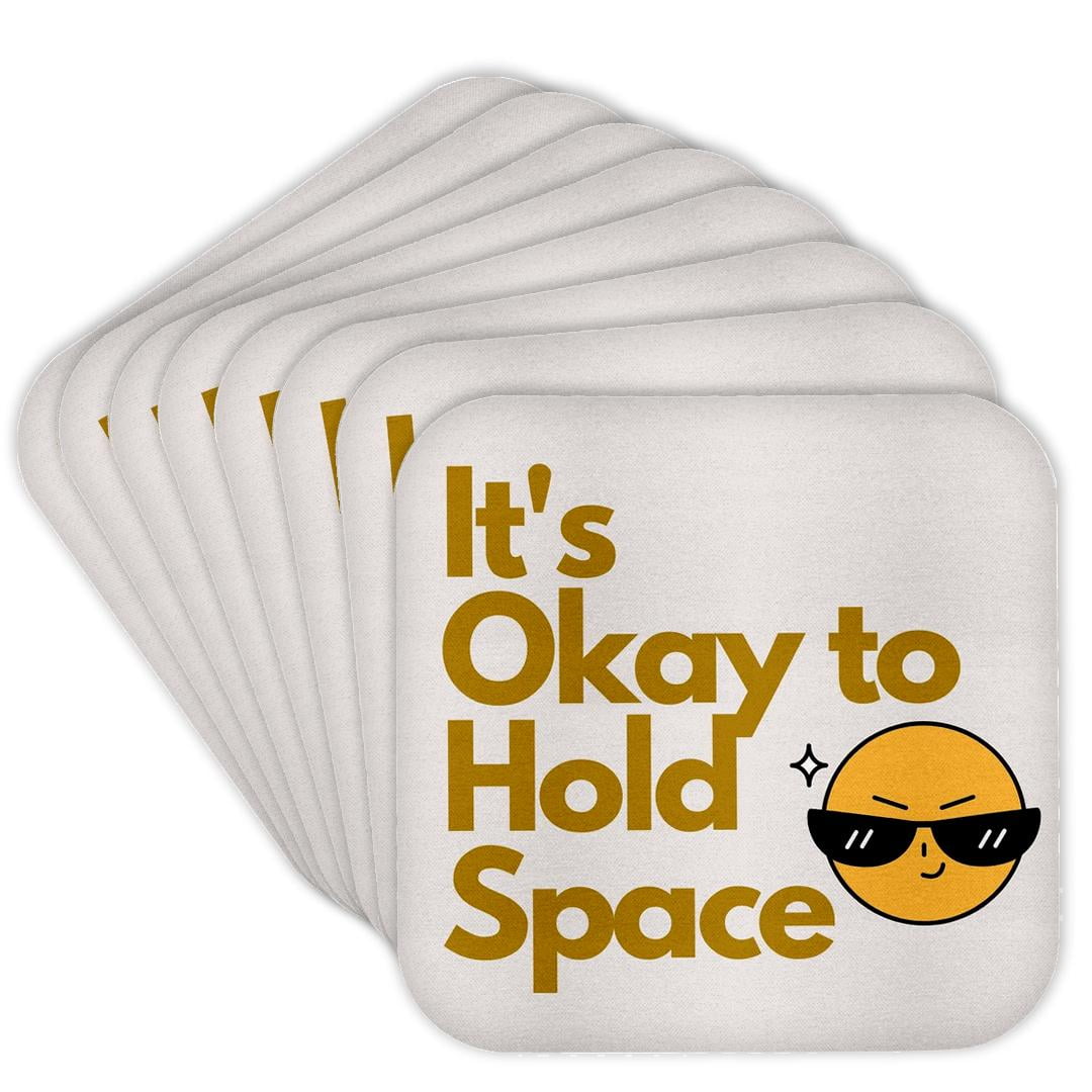3drose, Image of Emoji with Text of Its Okay to Hold Space, Set of 8 ...