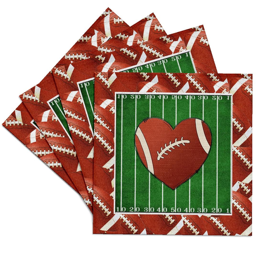 3drose, Image of Heart Shaped Football on Football Field, Football ...