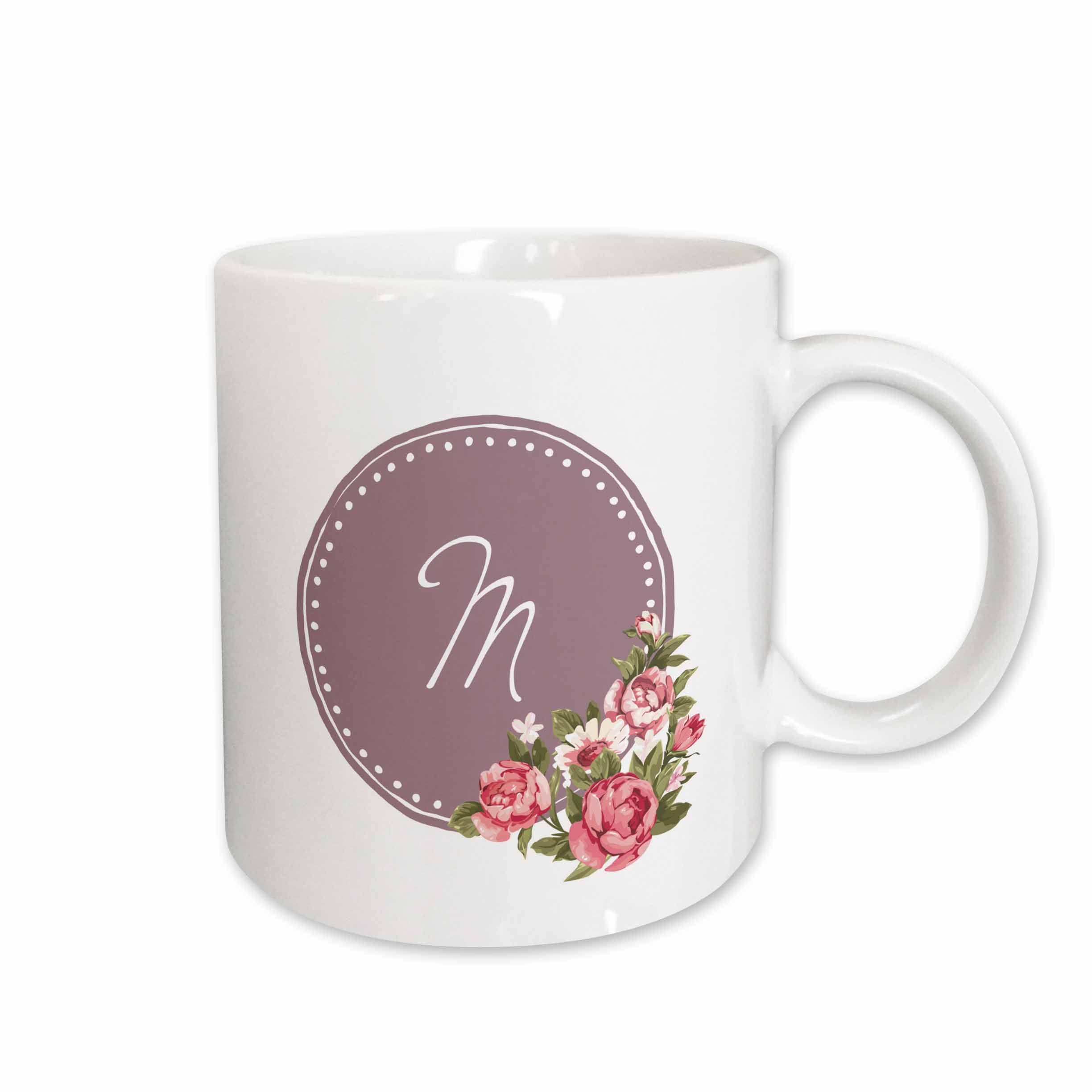 3drose, Image of M Monogram, 15oz Mug - Walmart.com