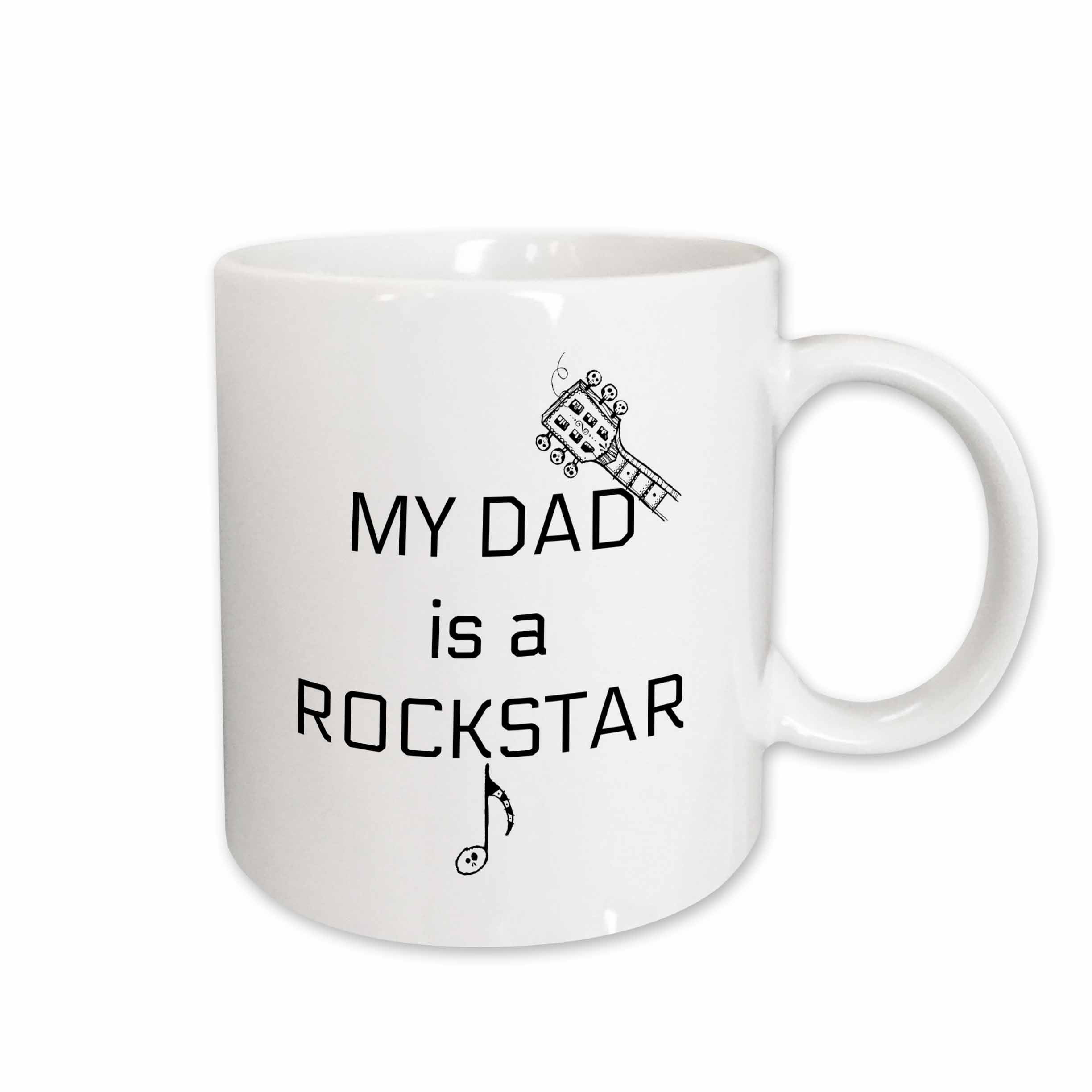 3drose, Image of My Dad Is a Rockstar, 15oz Mug - Walmart.com