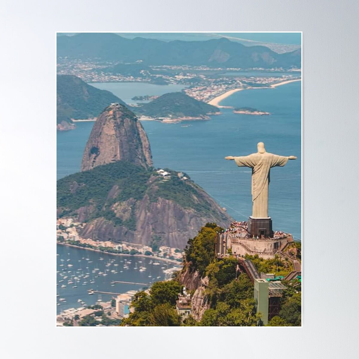 Image Of Rio De Janeiro Poster Wall Art, Modern Wall Decor For Living ...