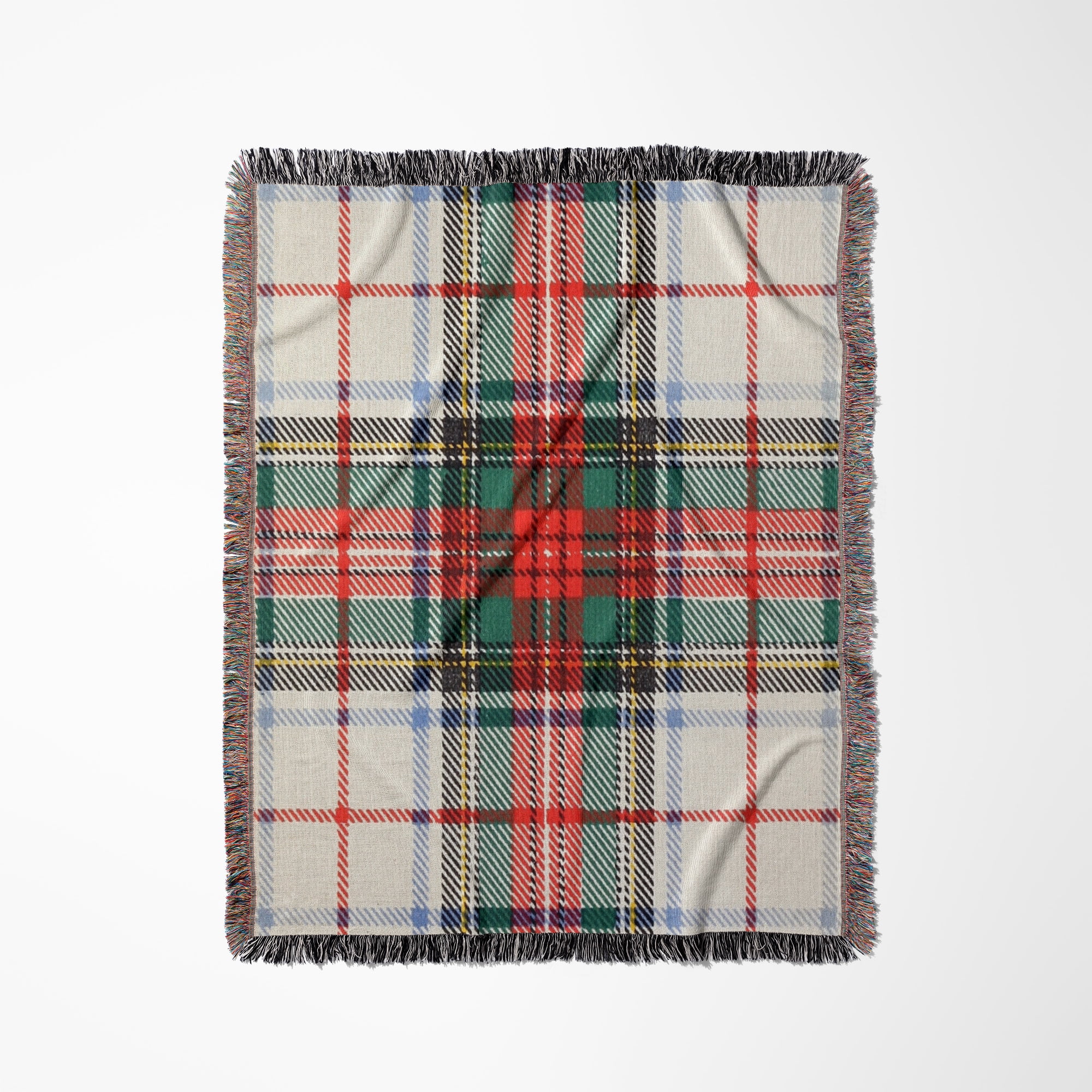 Image Of Stewart Clan Kilt Scottish Tartan Plaid Pattern, Woven Blanket ...