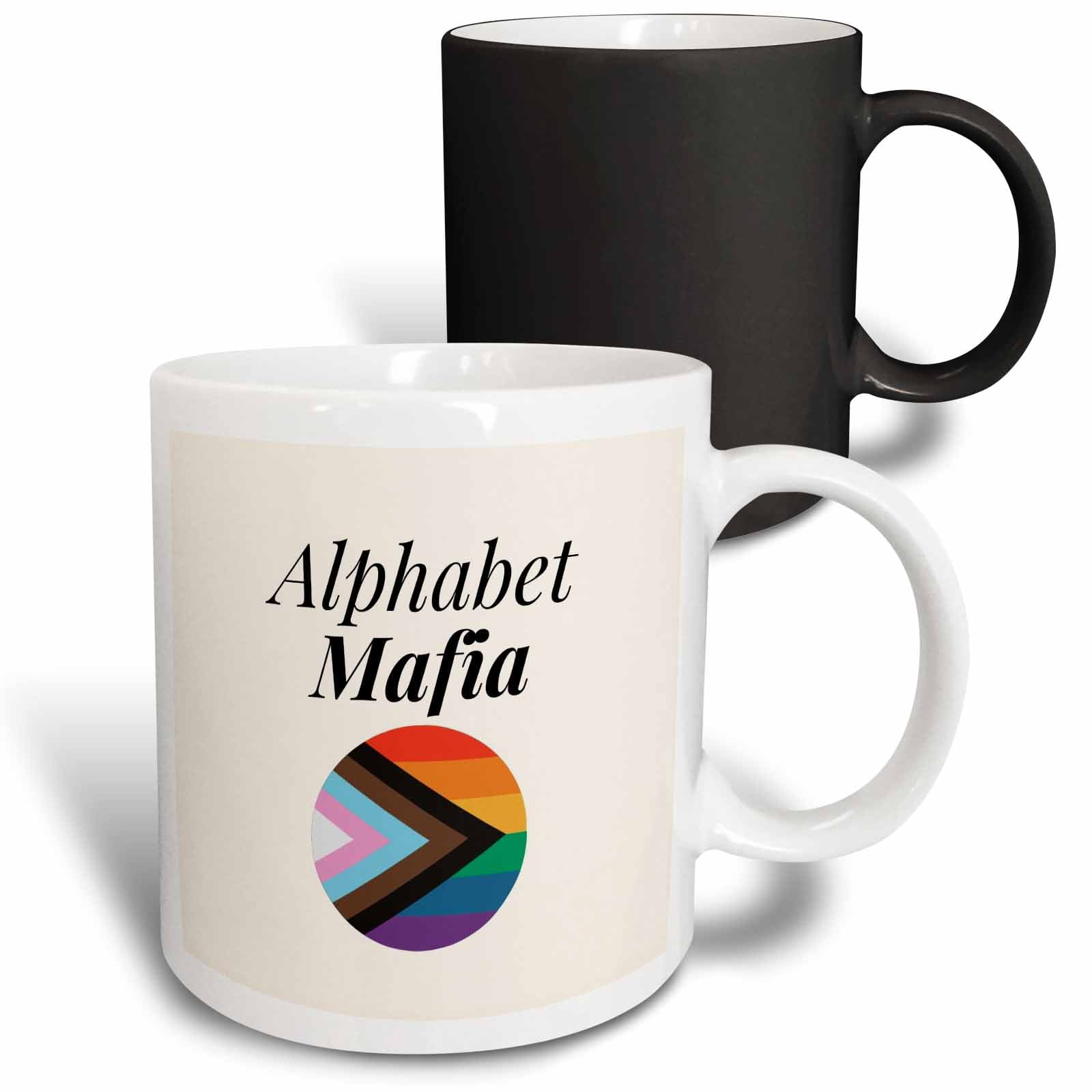 3drose, Image of the Words Alphabet Mafia, 11oz Magic Transforming Mug ...