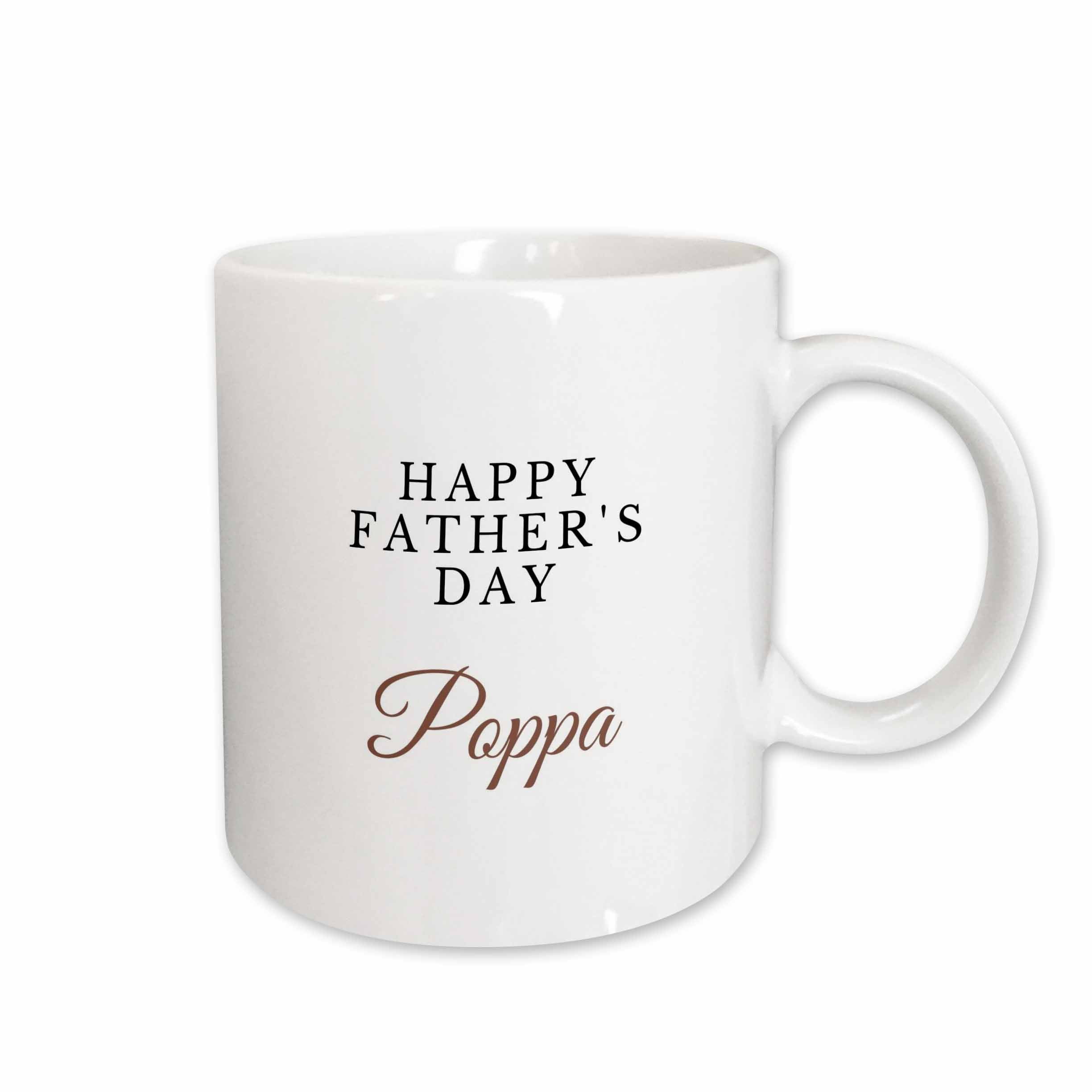 3drose, Image of the Words Happy Fathers Day Poppa, 11oz Mug - Walmart.com