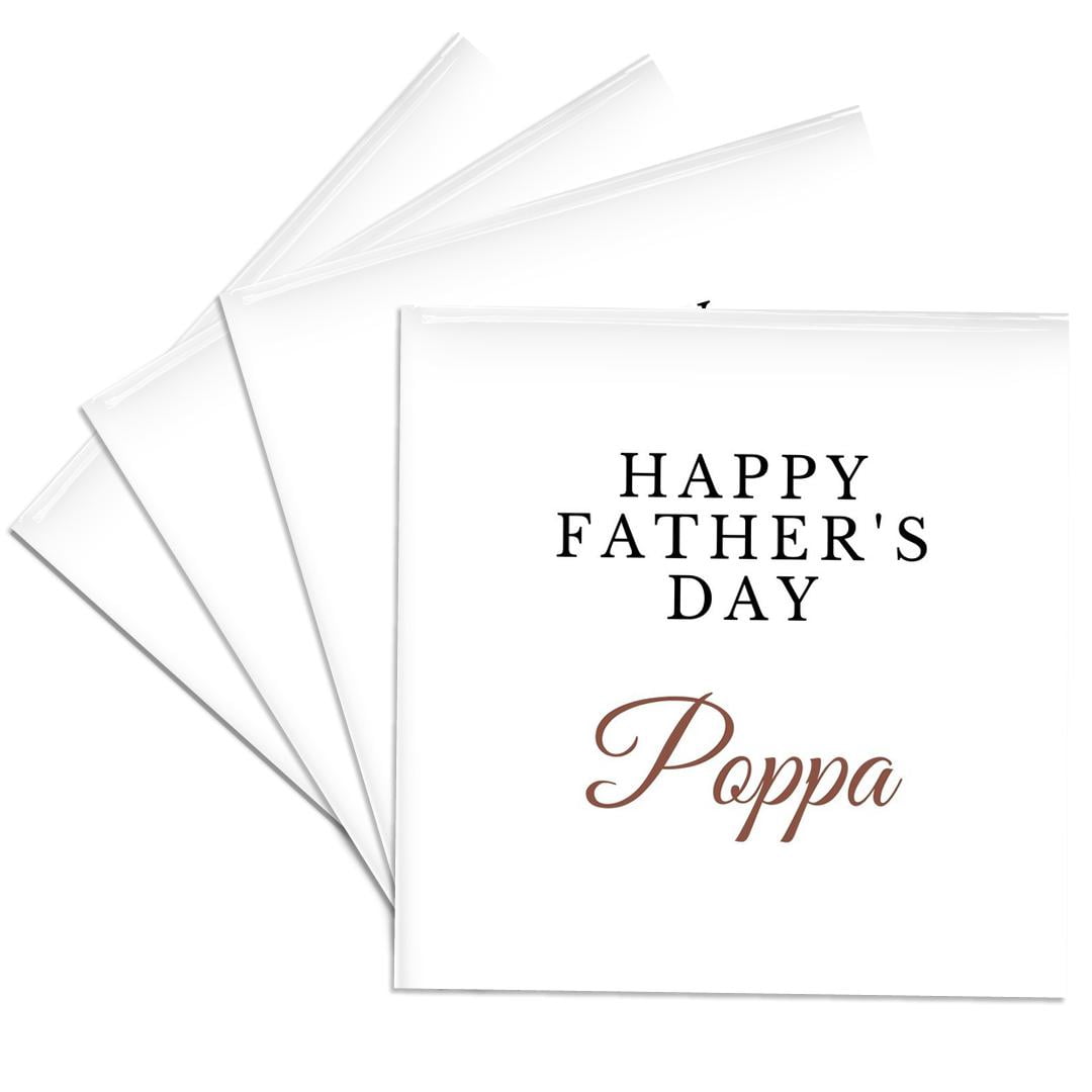 3drose, Image of the Words Happy Fathers Day Poppa, Set of 4 Ceramic ...