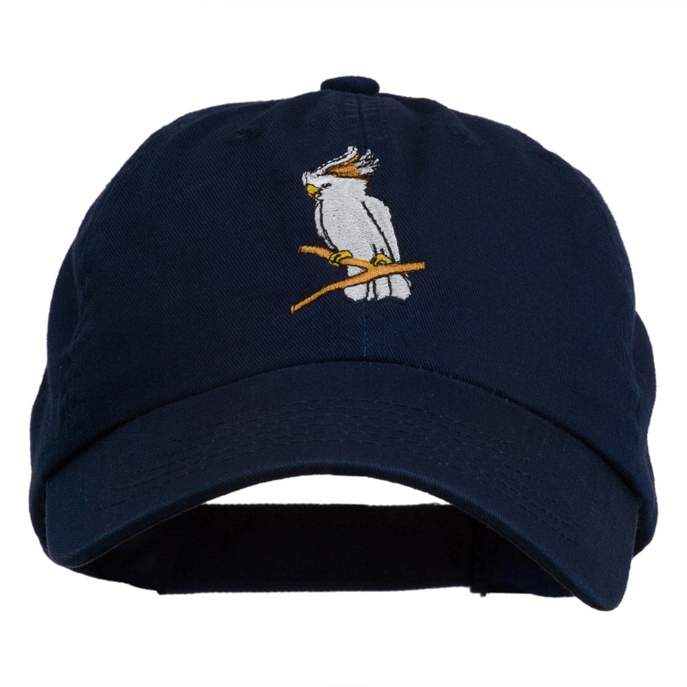 Image of Cockatoo Embroidered Pet Spun Cap - Navy OSFM - Walmart.com