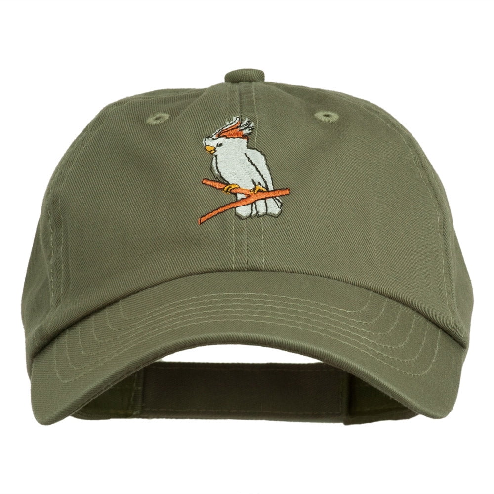 Image of Cockatoo Embroidered Pet Spun Cap - Olive OSFM - Walmart.com