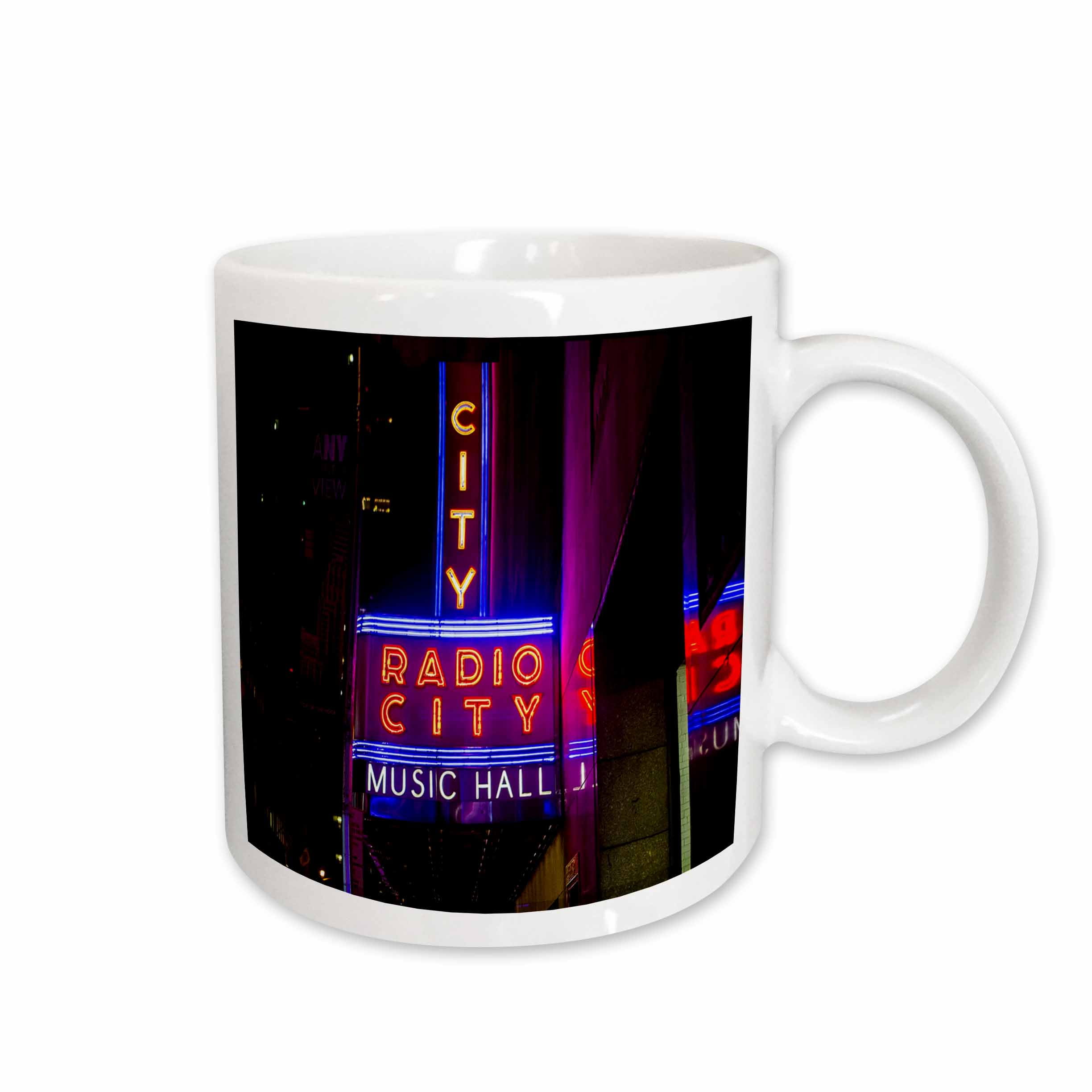 Image of Radio City Music Hall Sign In New York City 11oz Mug mug ...