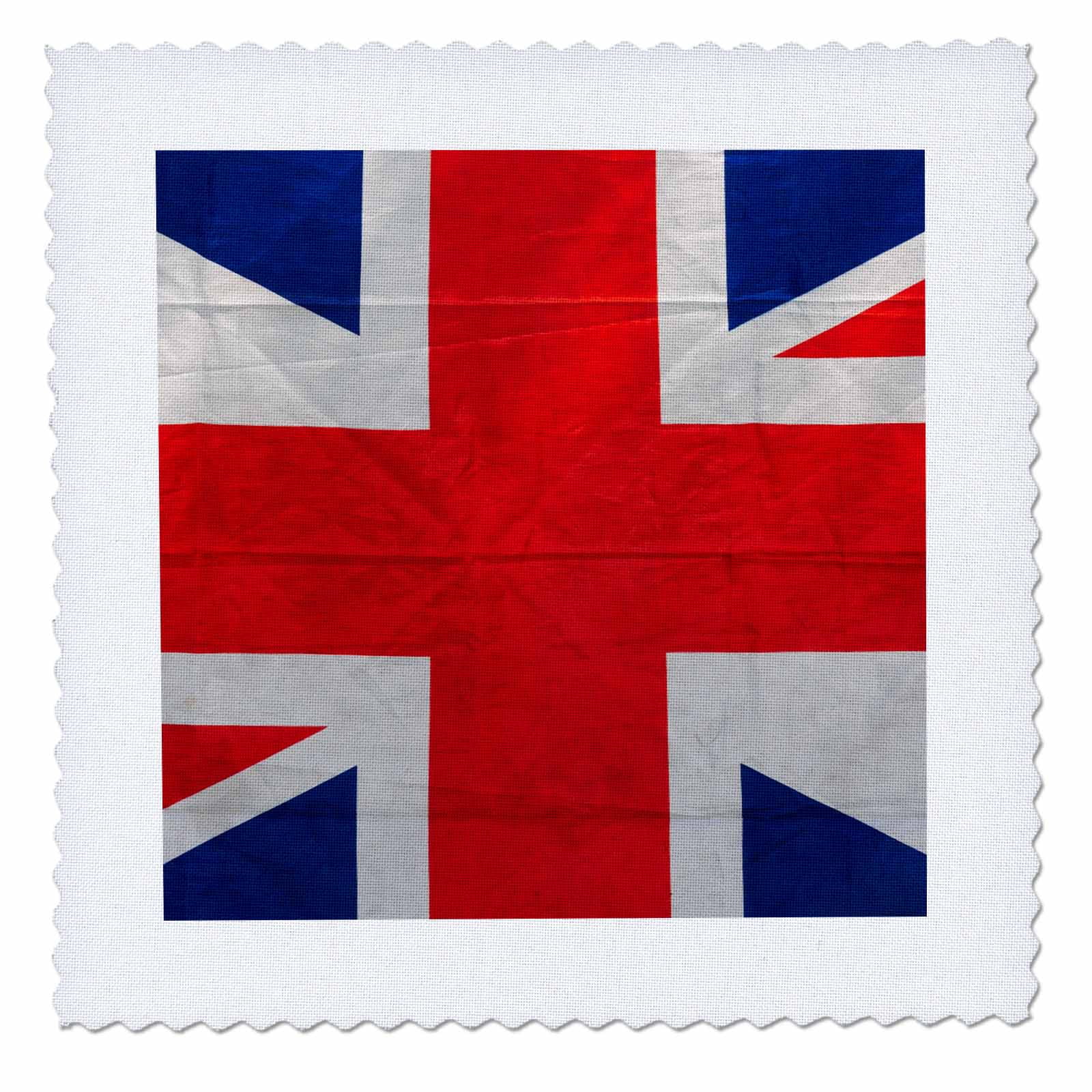 3dRose, Image of the United Kingdom flag or Union Jack, 16x16 inch ...