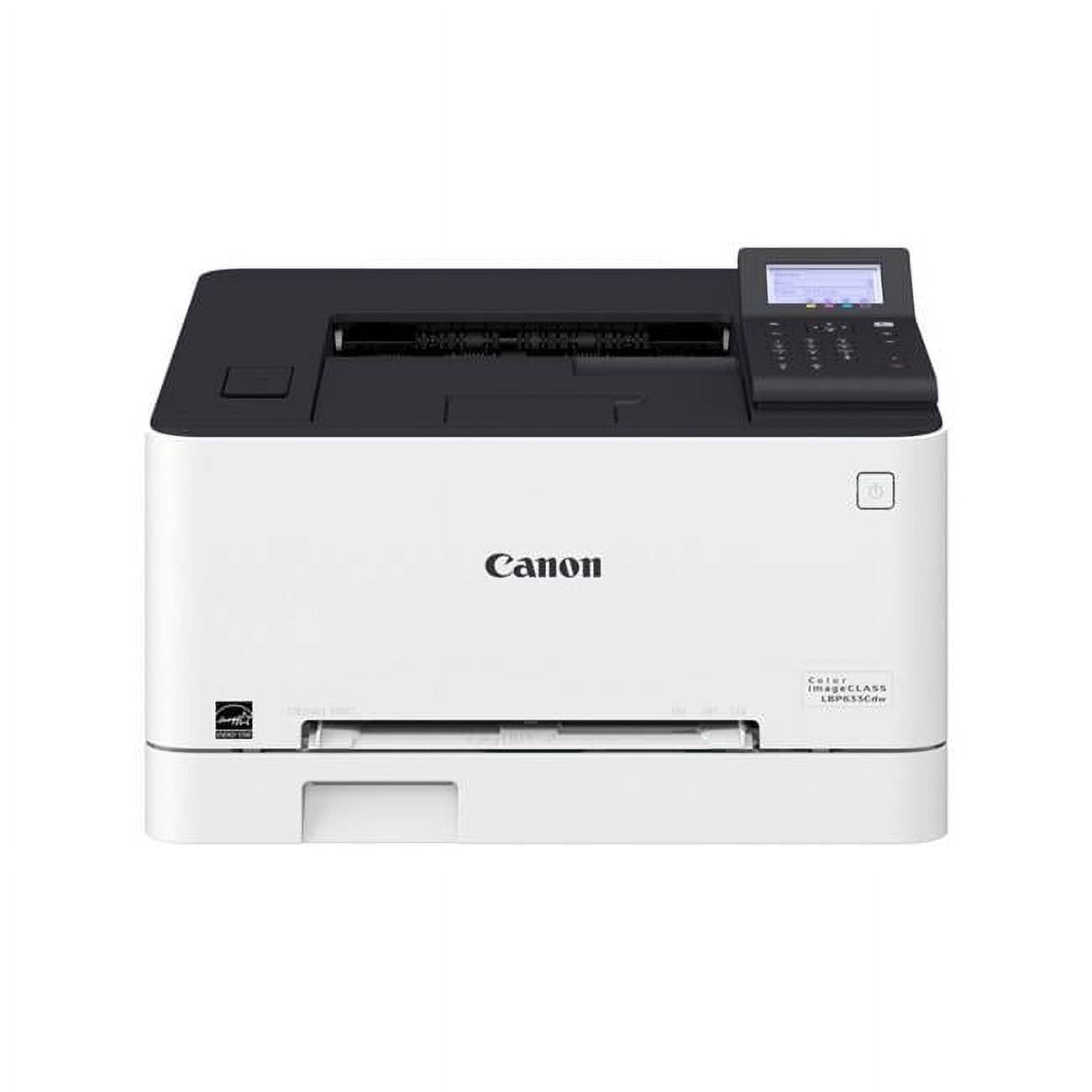 ImageCLASS LBP633Cdw Desktop Wireless Laser Color Printer, White ...