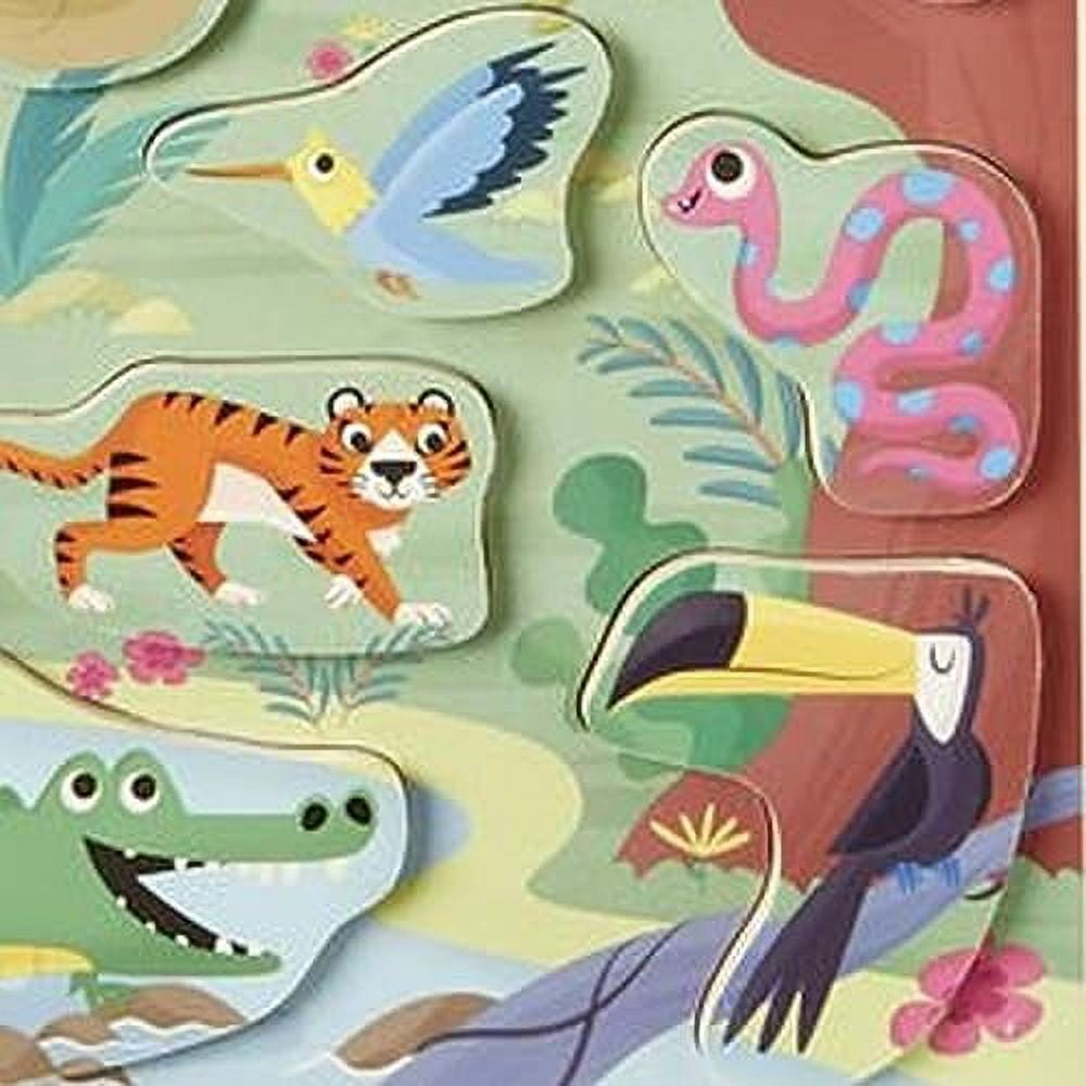 Imaginarium Chunky 8 Piece Puzzle ~ Jungle Animals Themed Puzzle ...