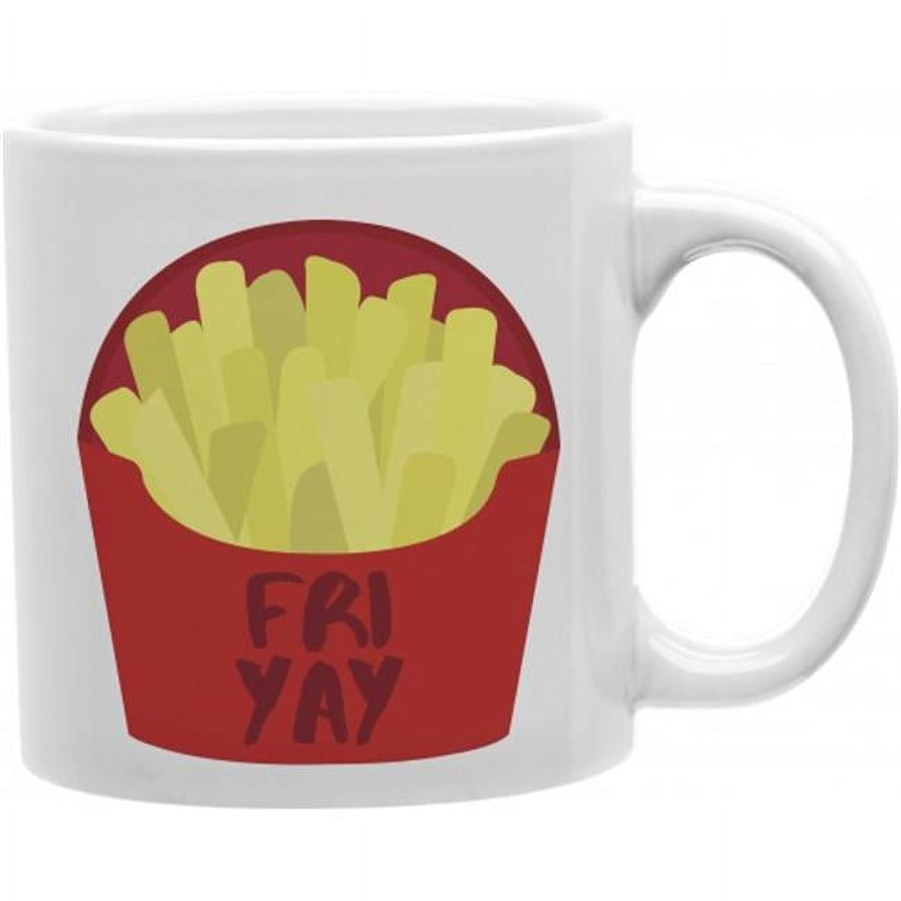 Imaginarium Goods CMG11-IGC-FRIYAY2 Friyay Fries Emoji 11 oz Ceramic ...